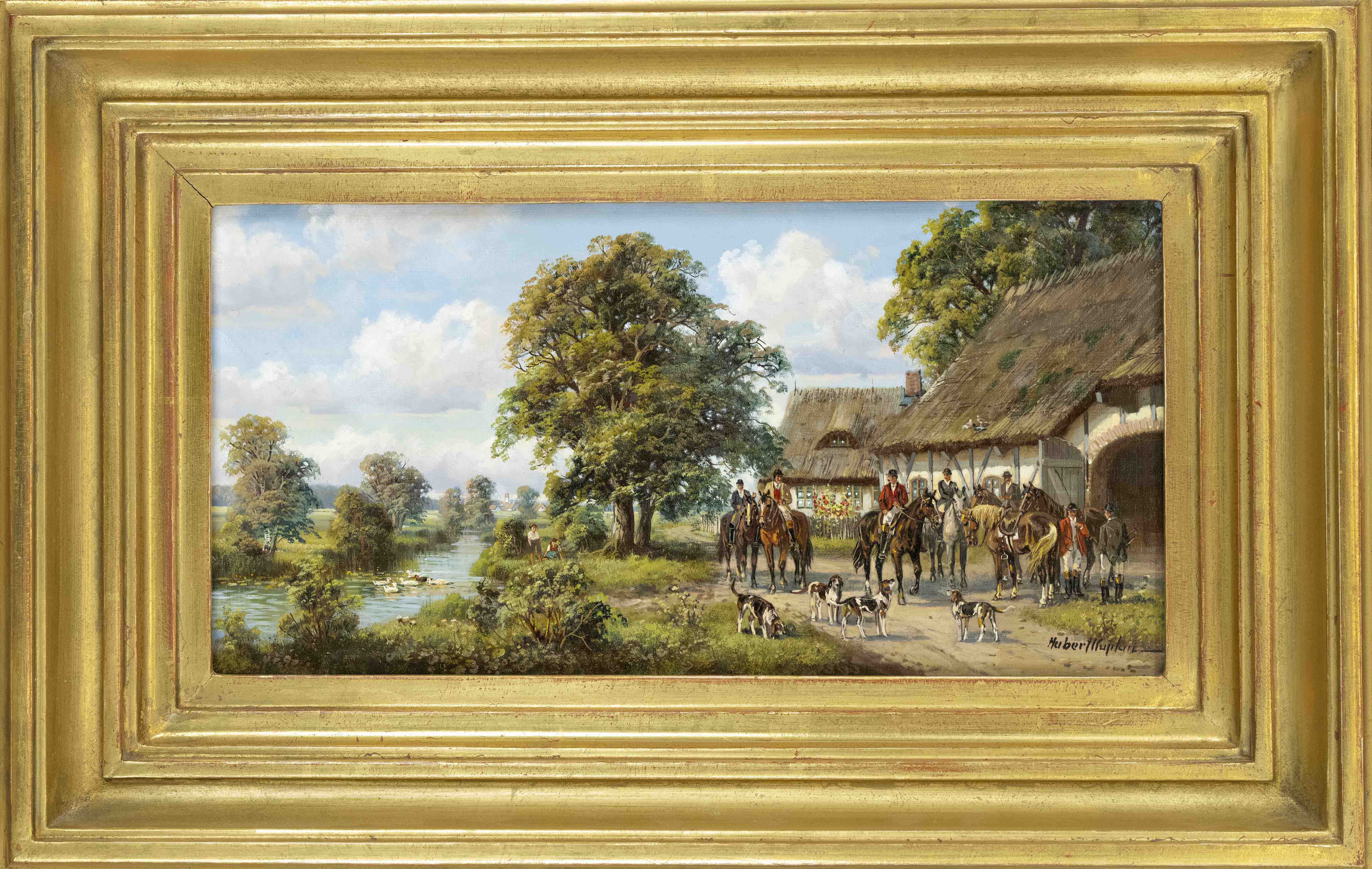 Hubert Kaplan | Preparation for the Parforce Hunt | MutualArt