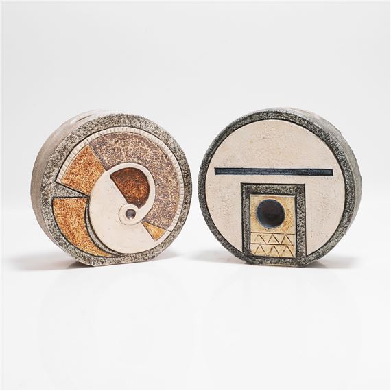 Louise Jinks | Two 'Wheel' vases | MutualArt