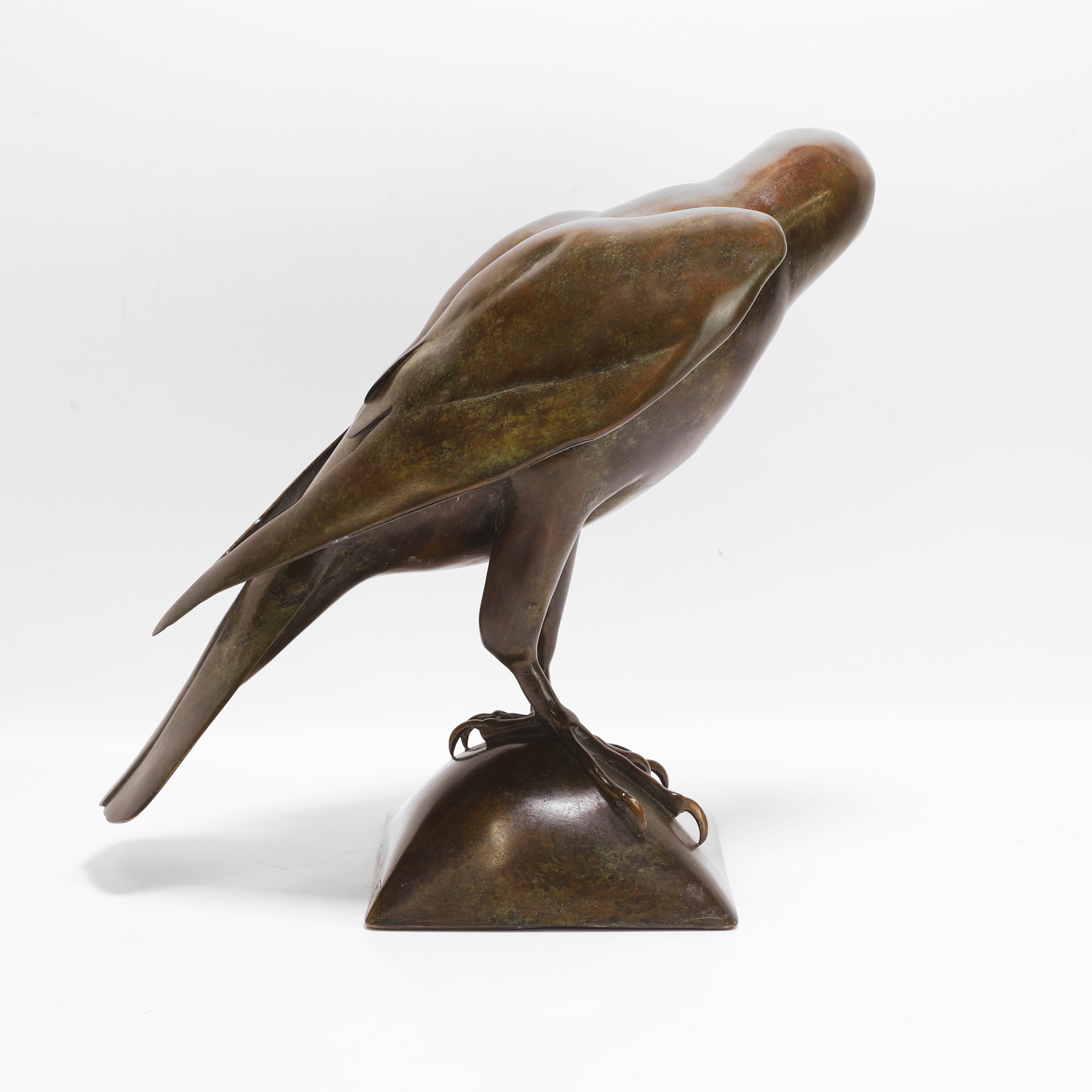 Adrian Sorrell | A bronze peregrine falcon | MutualArt