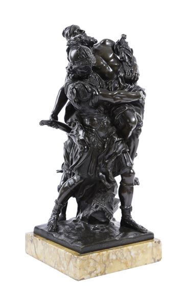 Pierre Le Pautre | A BRONZE GROUP OF AENEAS CARRYING ANCHISES WITH ...