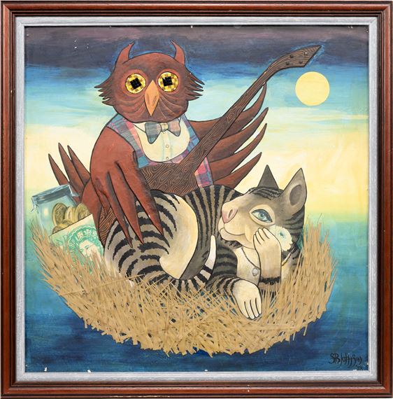 Stewart B. Johnson | THE CAT AND THE OWL (78) | MutualArt
