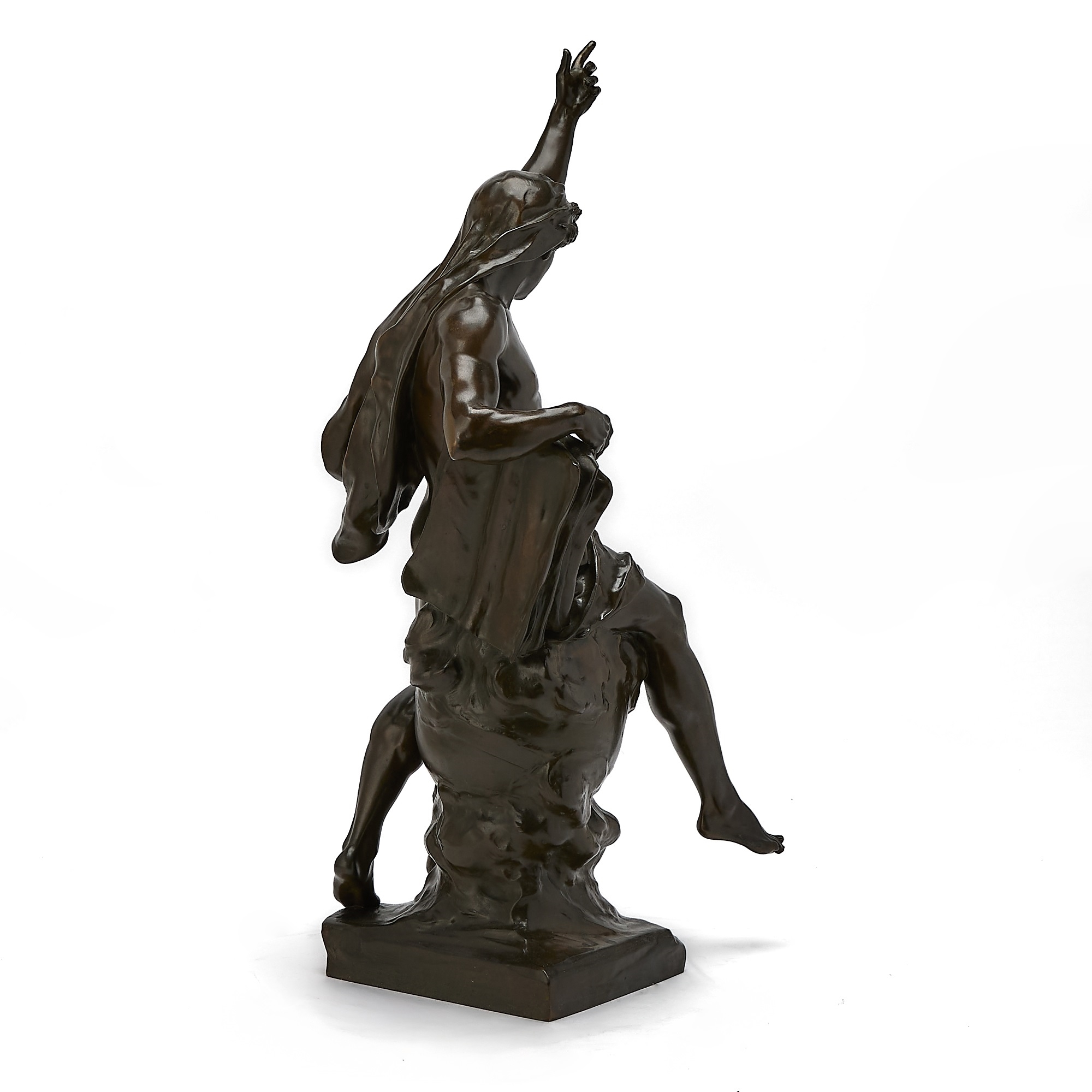 Emile-Louis Picault | Patinated Bronze Model of “Ad Lumen | MutualArt