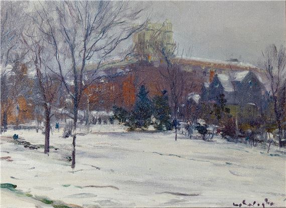Louis C. Vogt | Snow Scene | MutualArt
