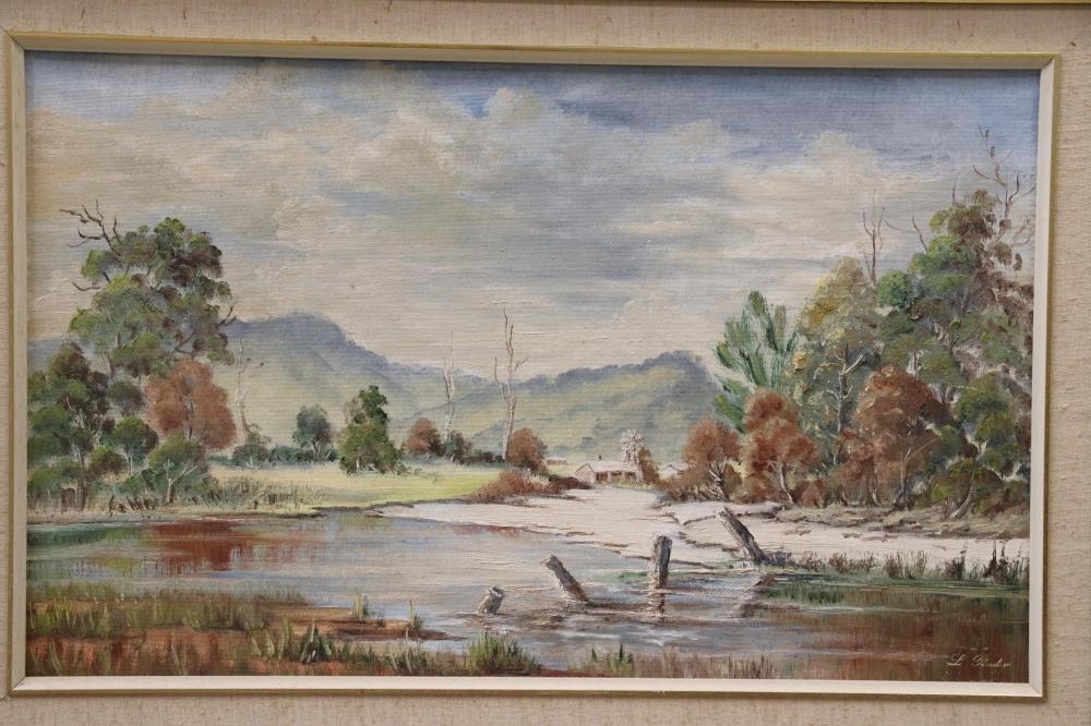 Lorenzo Palmer Latimer | Water side scene | MutualArt