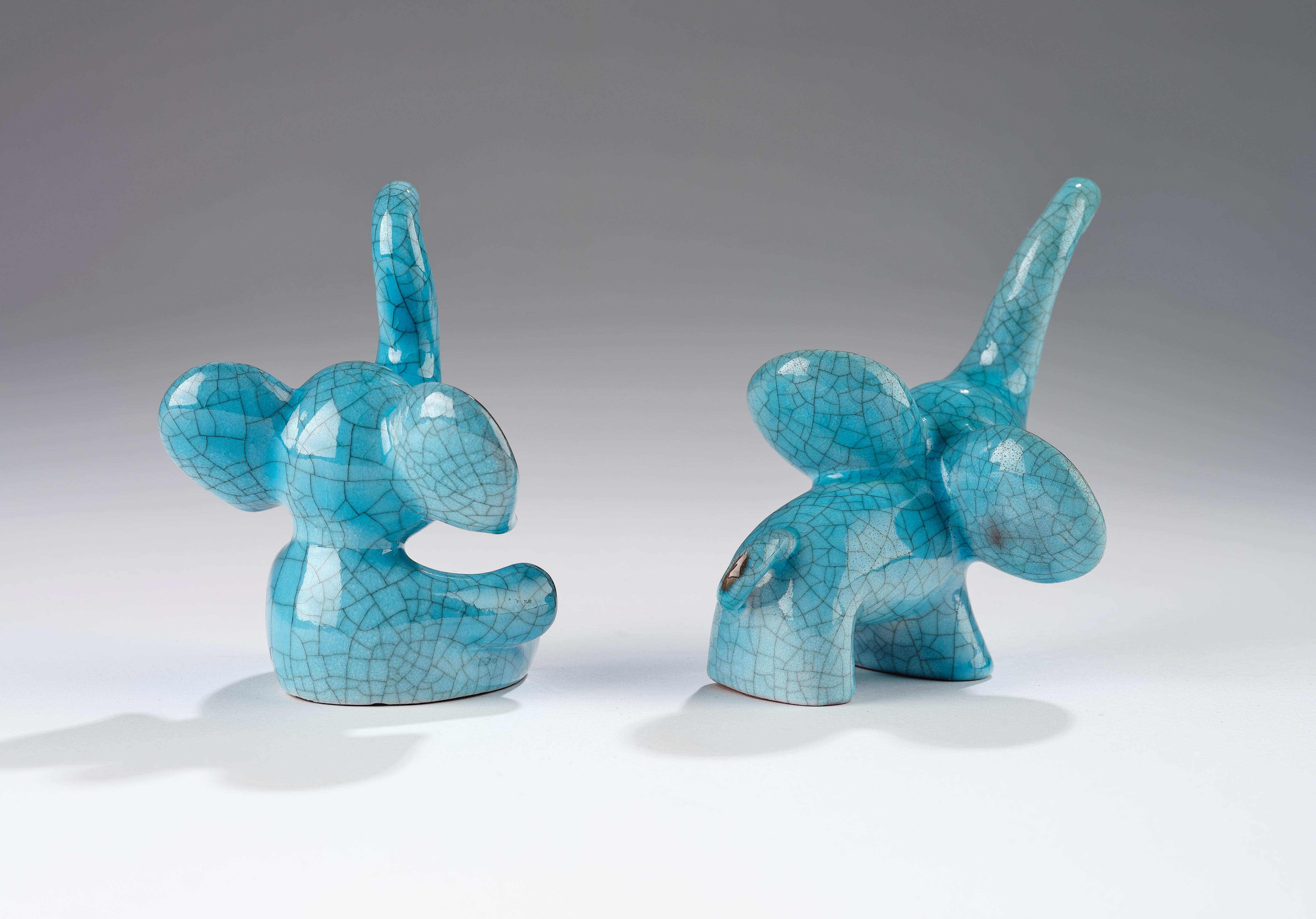 Walter Bosse | two elephants (1965) | MutualArt