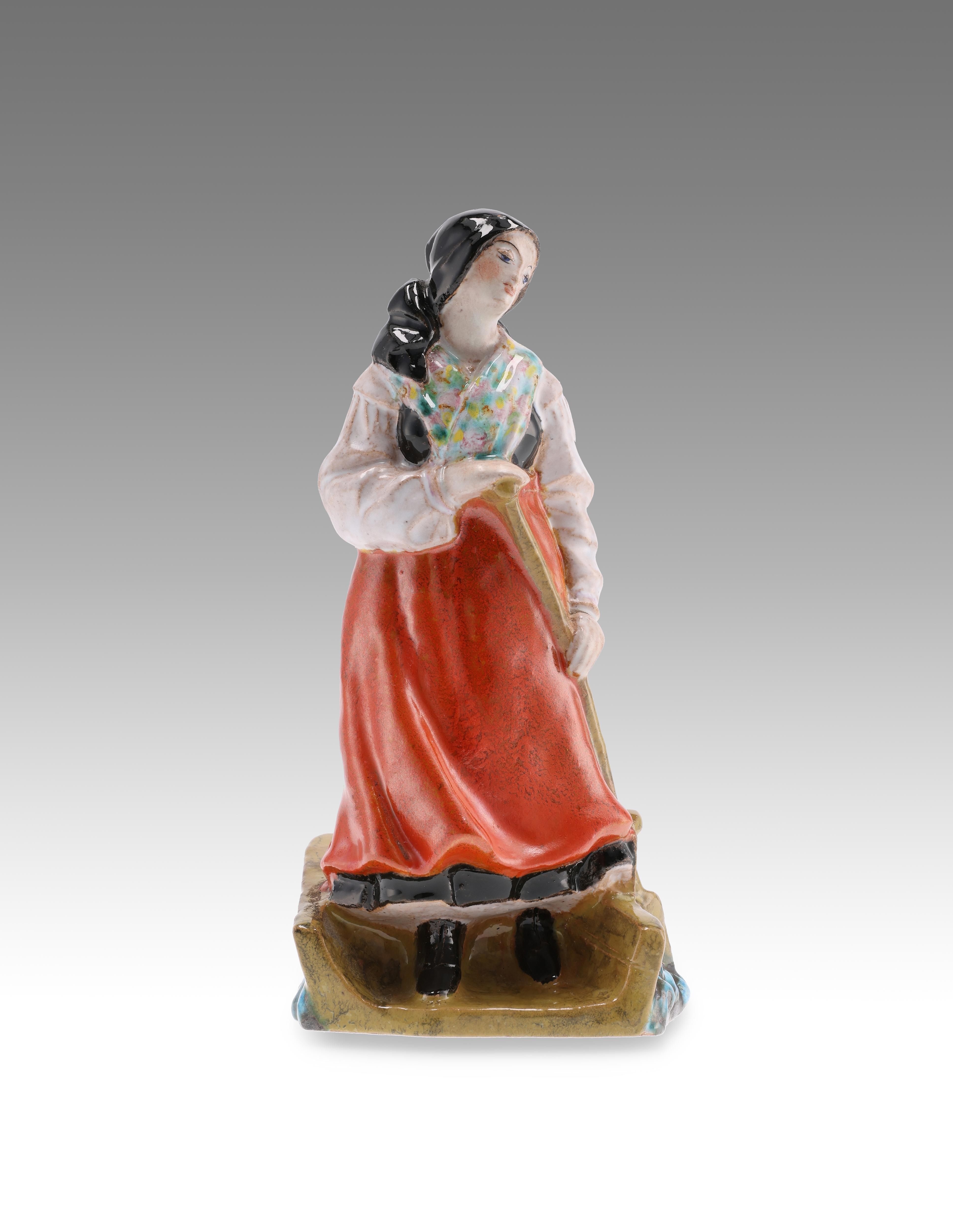 Schleiss-Simandl Emilie | a woman in a boat with an oar (1926 ...