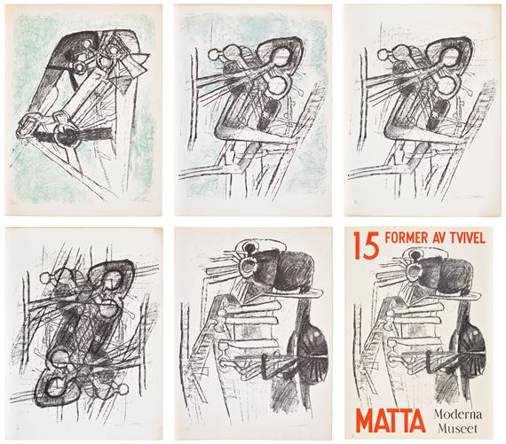 Roberto Matta | Onze formes du doute (Eleven Forms of Doubt): six ...