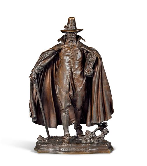 Augustus Saint-Gaudens | The Puritan (1886) | MutualArt