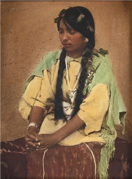 Carl Moon | tinted color photograph | MutualArt