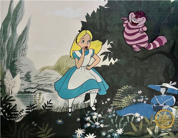 Walt Disney Studios | Disney ALICE IN WONDERLAND Cheshire Cat Sericel ...