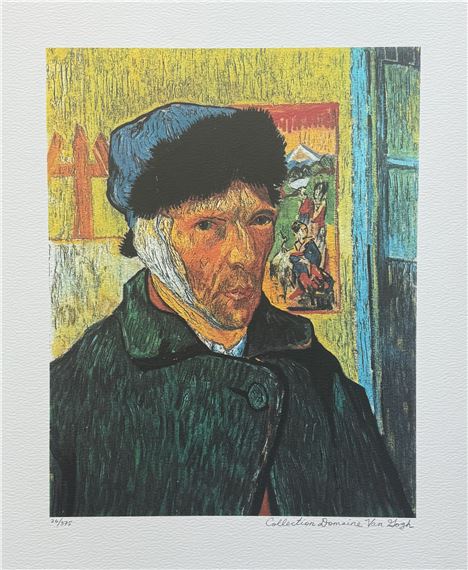 Vincent Van Gogh | SELF PORTRAIT WITH BANDAGED EAR | MutualArt