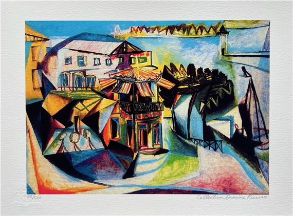 Pablo Picasso | CAFE AT ROYAN | MutualArt