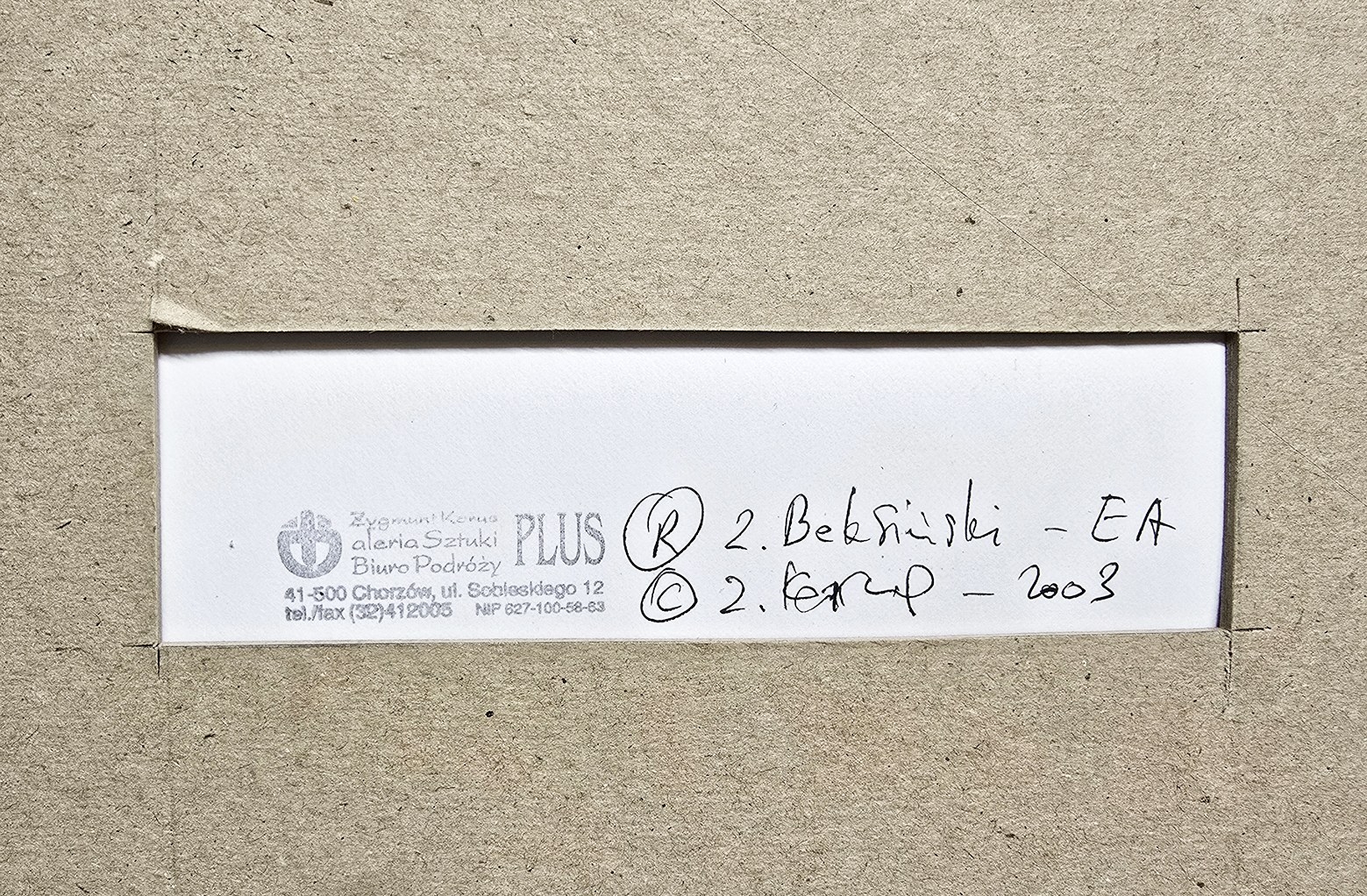 Zdzisław Beksiński | Untitled (2003) | MutualArt