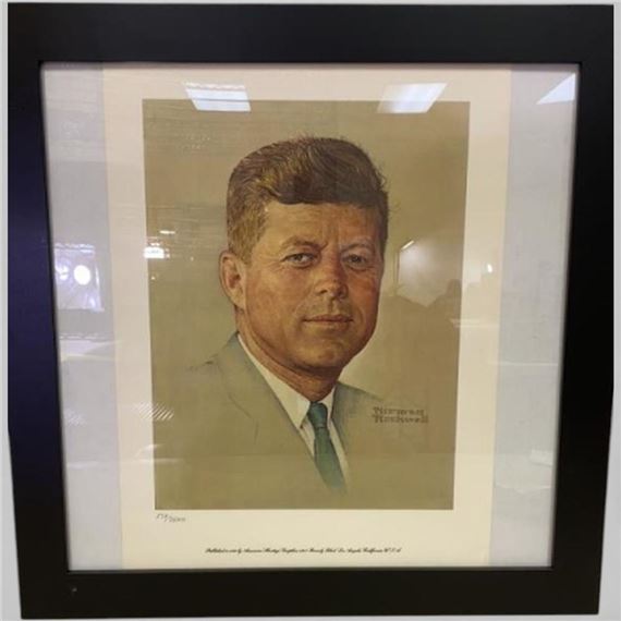 Norman Rockwell | John F Kennedy 578/2500 | MutualArt