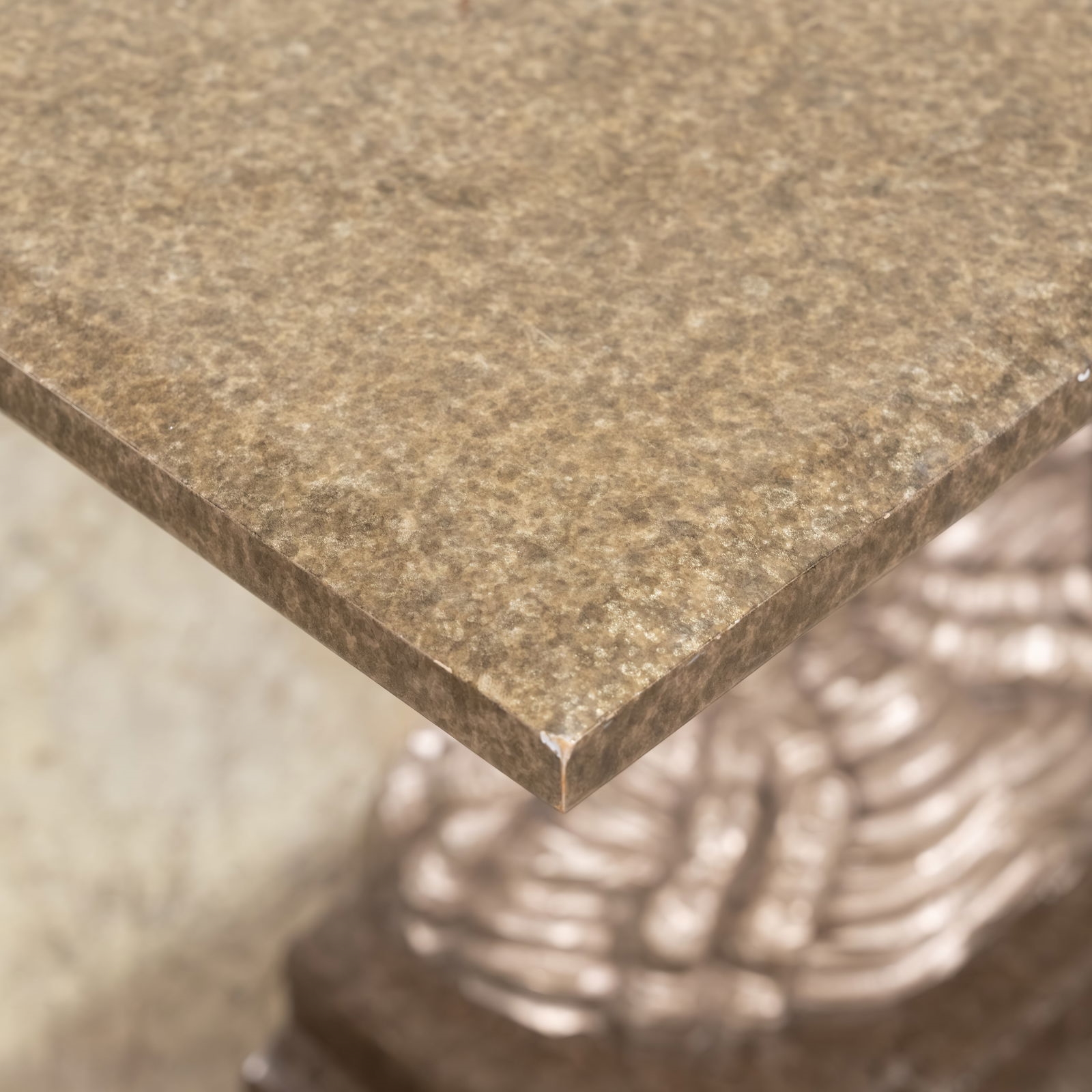 Marge Carson | A tree form console with a faux granite lacquered top ...