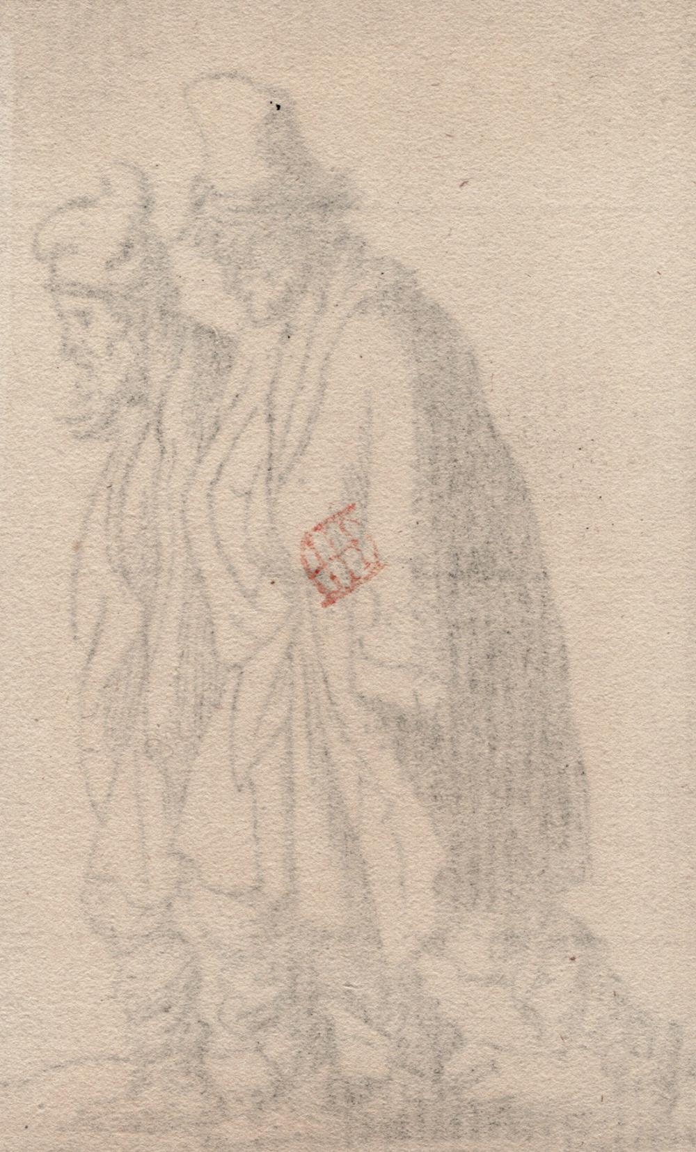 Rembrandt van Rijn | Two Beggars Tramping (1880) | MutualArt