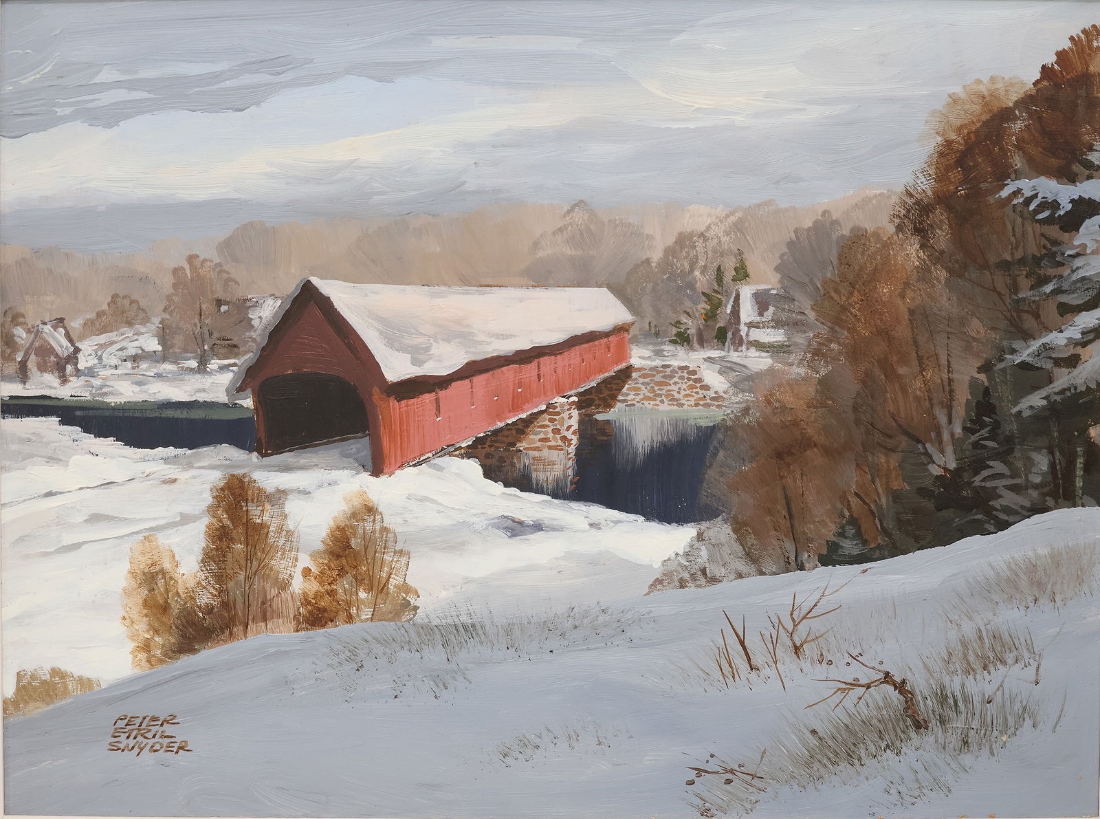 Peter Etril Snyder | Covered Bridge | MutualArt
