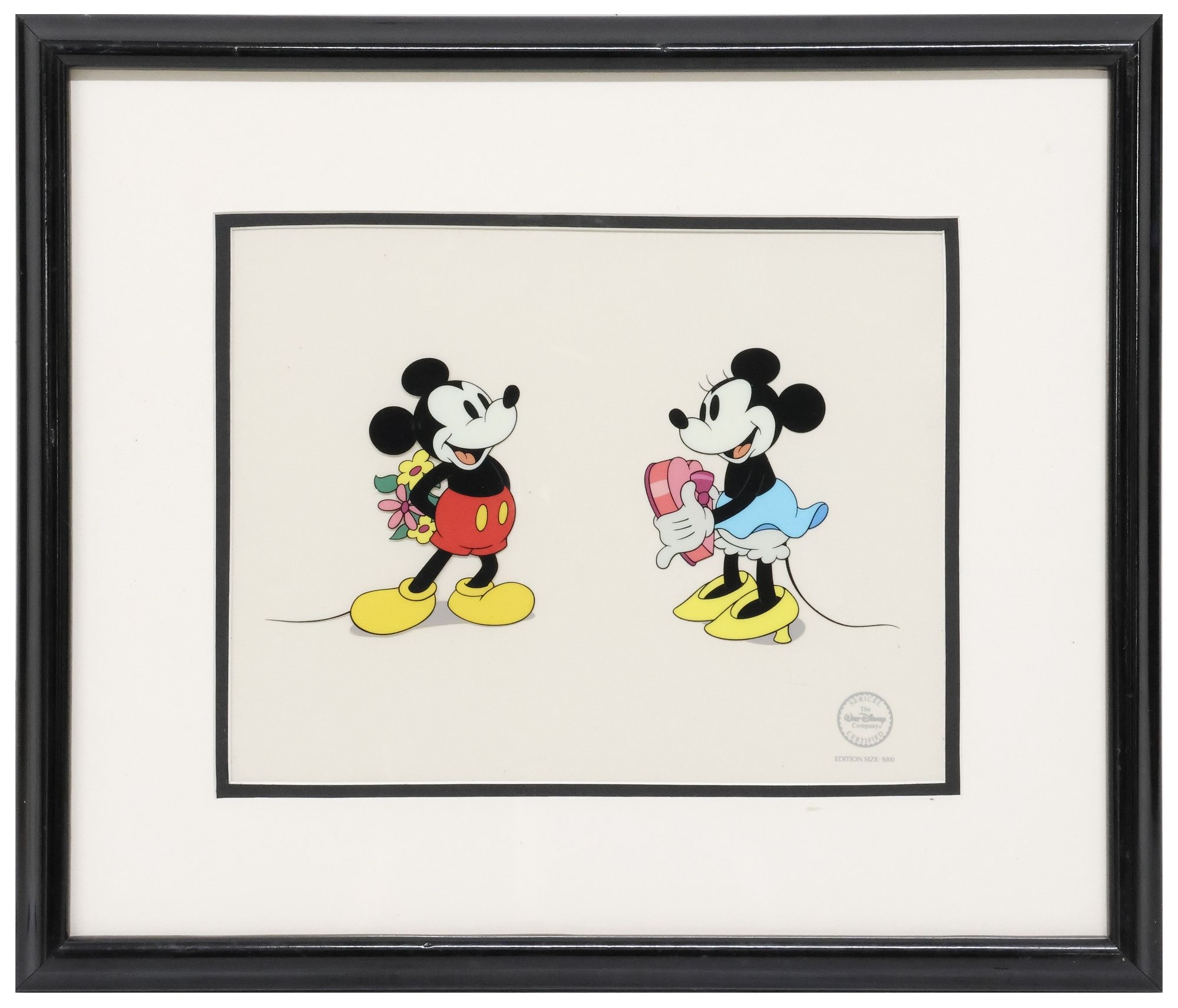 Walt Disney Studios | Sweethearts, showing Minnie Mouse with a heart ...