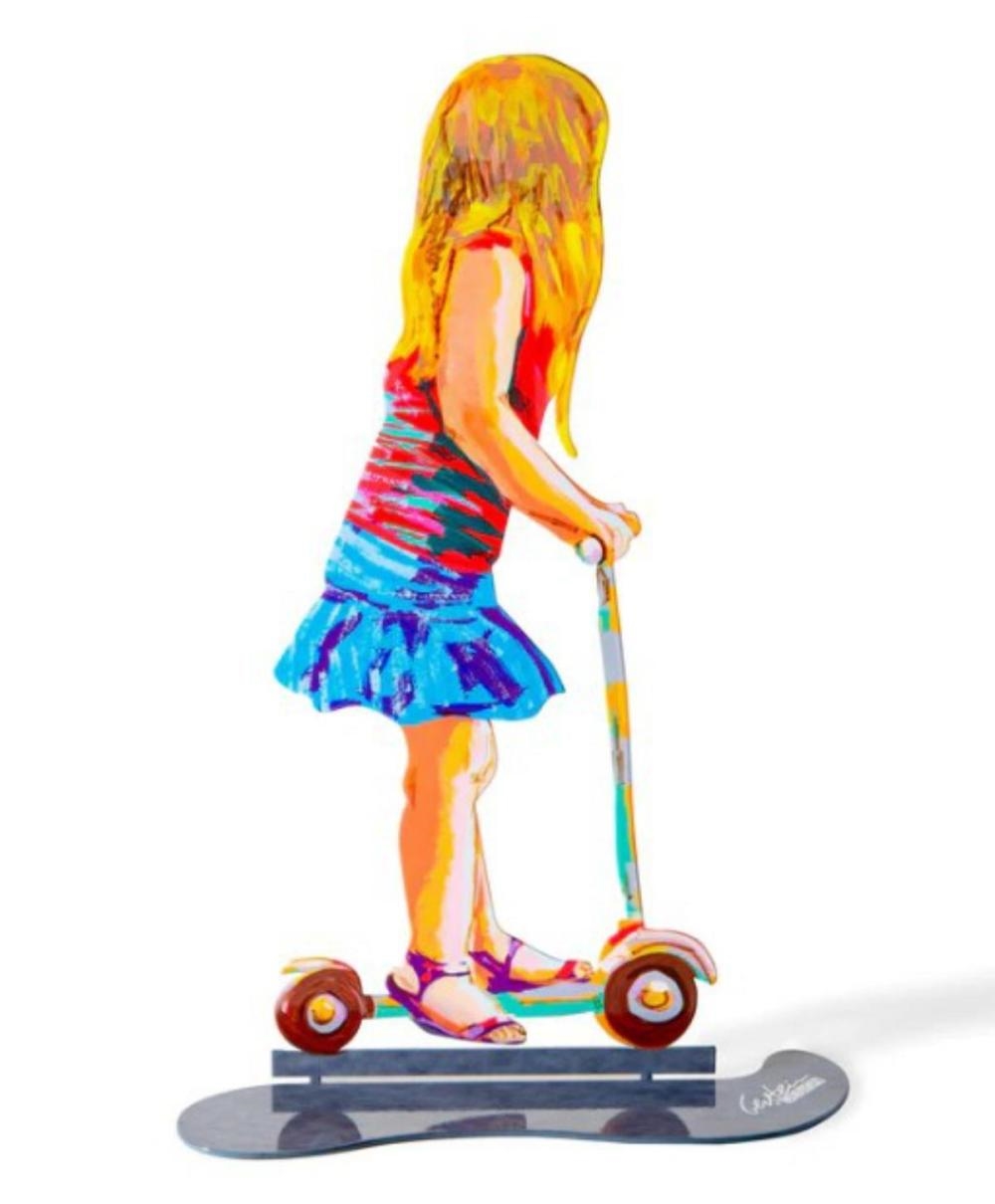 David Gerstein | GIRL ON SCOOTER | MutualArt