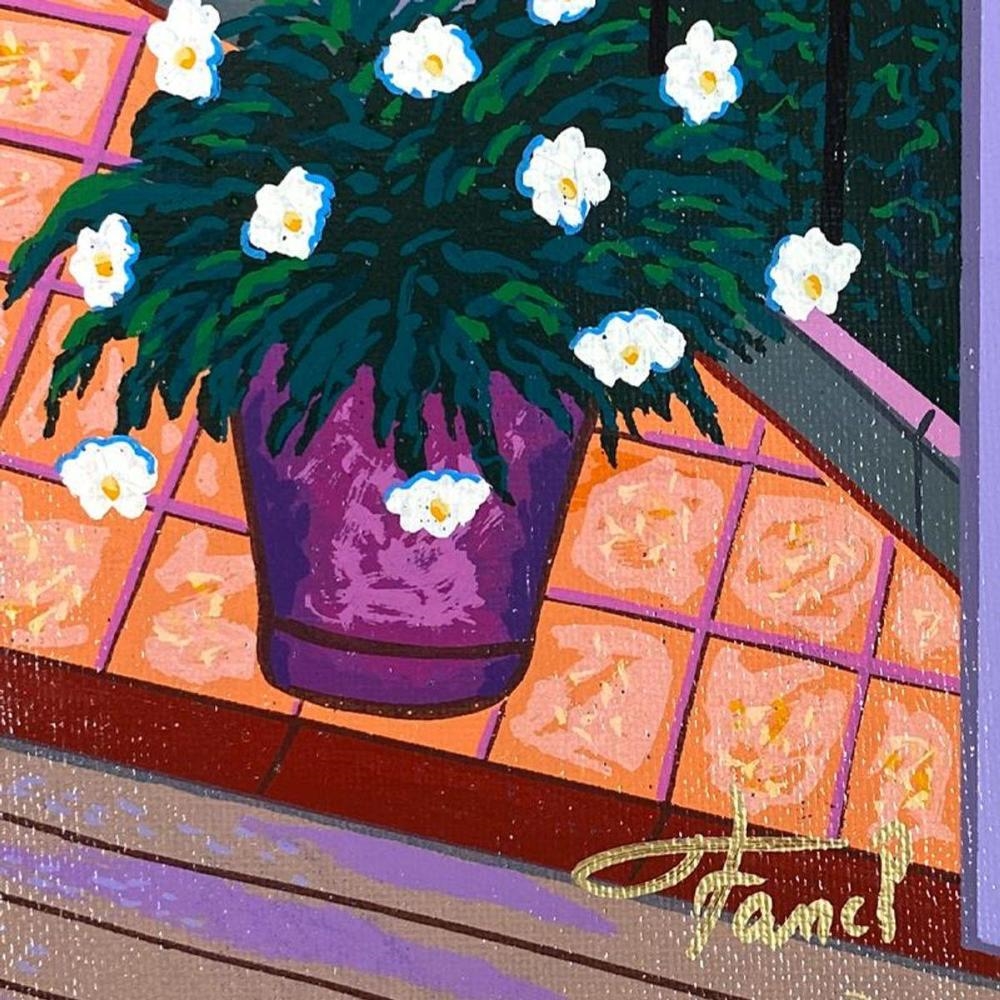 Fanch Ledan | Interior with Magritte | MutualArt