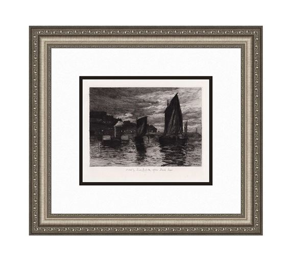 David Law | Whitby Harbour (1879) | MutualArt