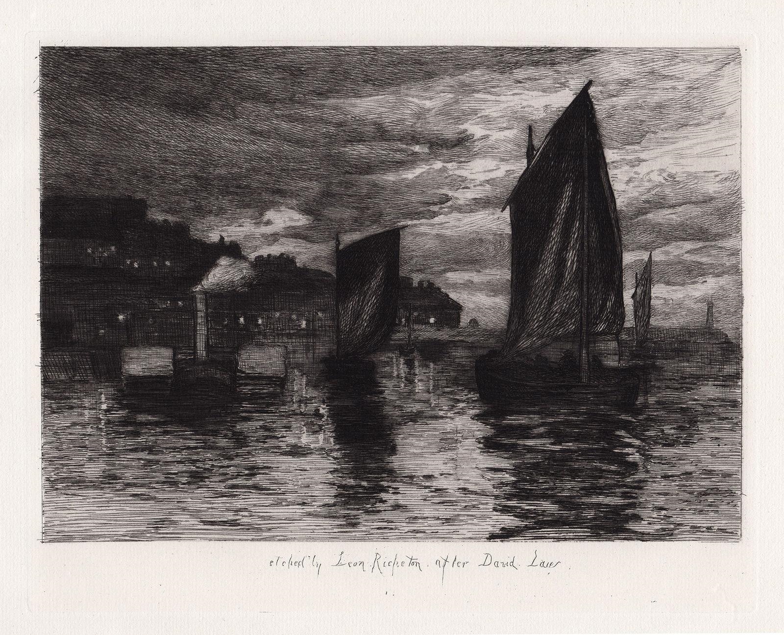 David Law | Whitby Harbour (1879) | MutualArt