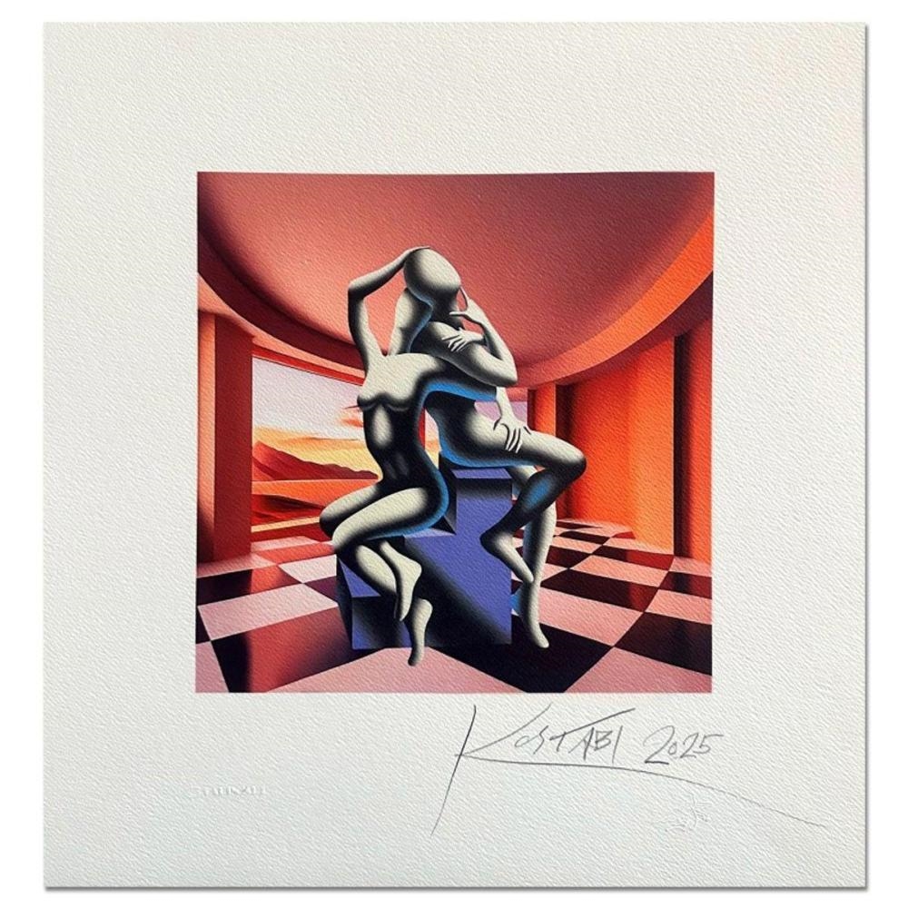 Mark Kostabi | Timeless Embrace | MutualArt
