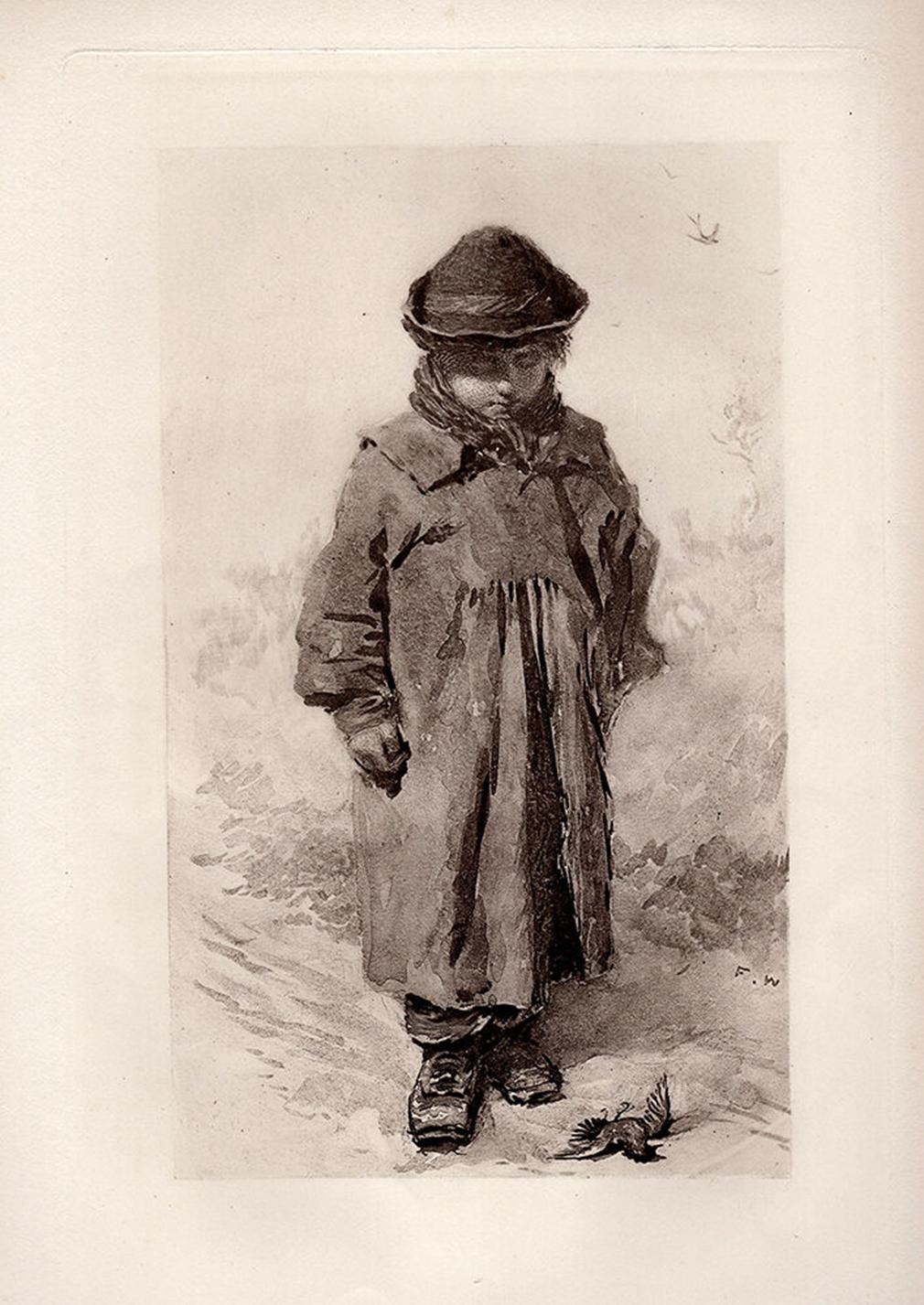 Frederick Walker | Harsh Winter (1876) | MutualArt