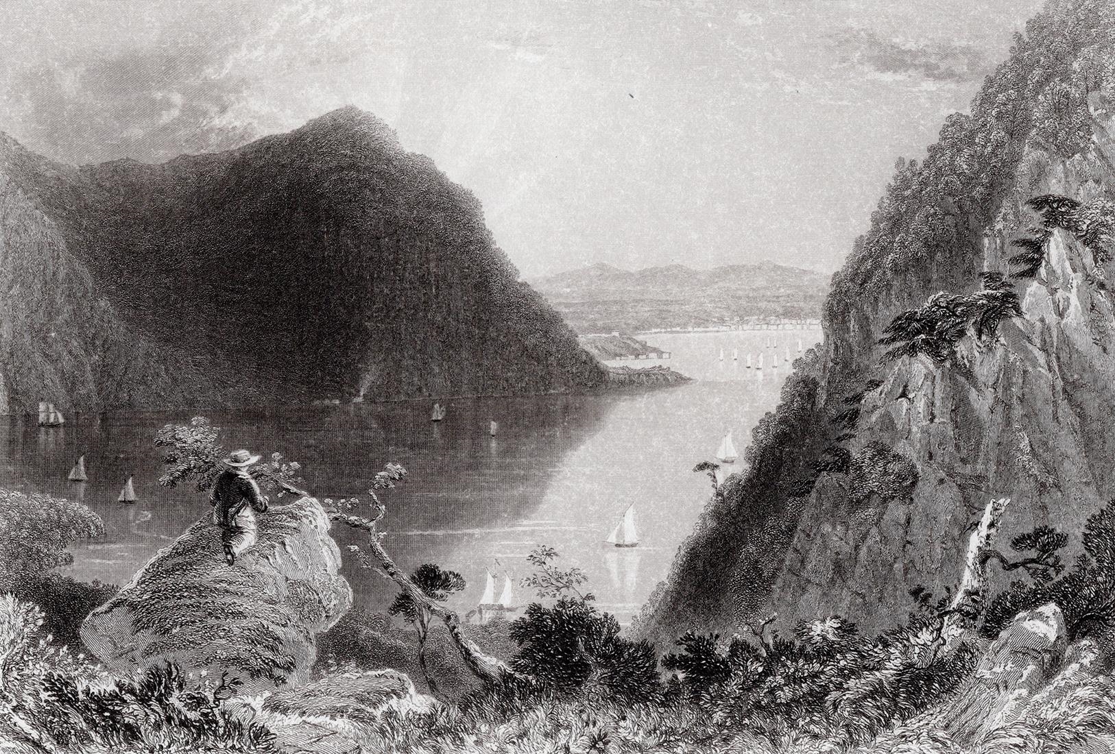 William Henry Bartlett | Hudson Highlands (from Bull Hill (1840 ...