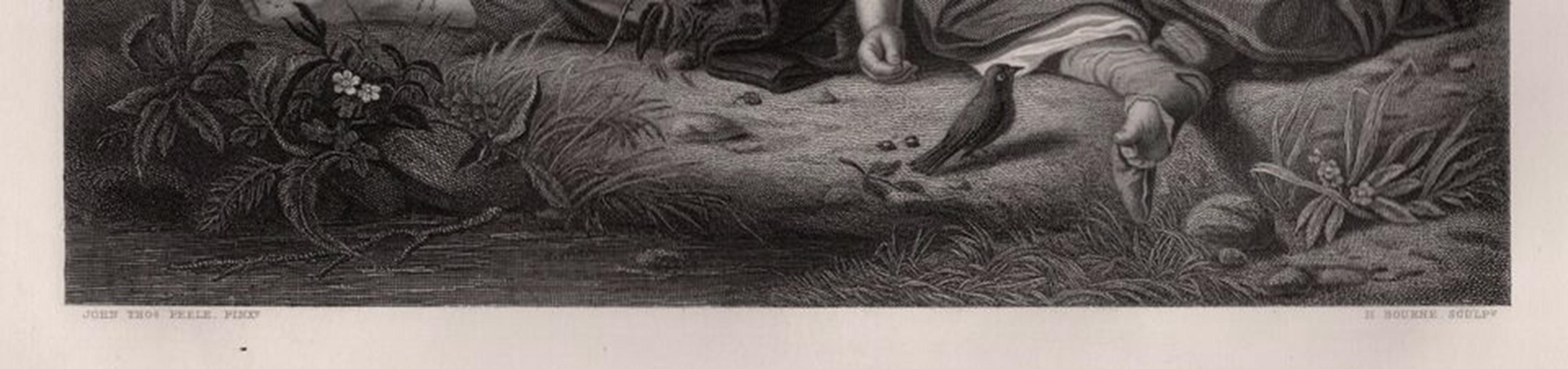 John Thomas Peele | Children Sleeping the Forest (1856) | MutualArt