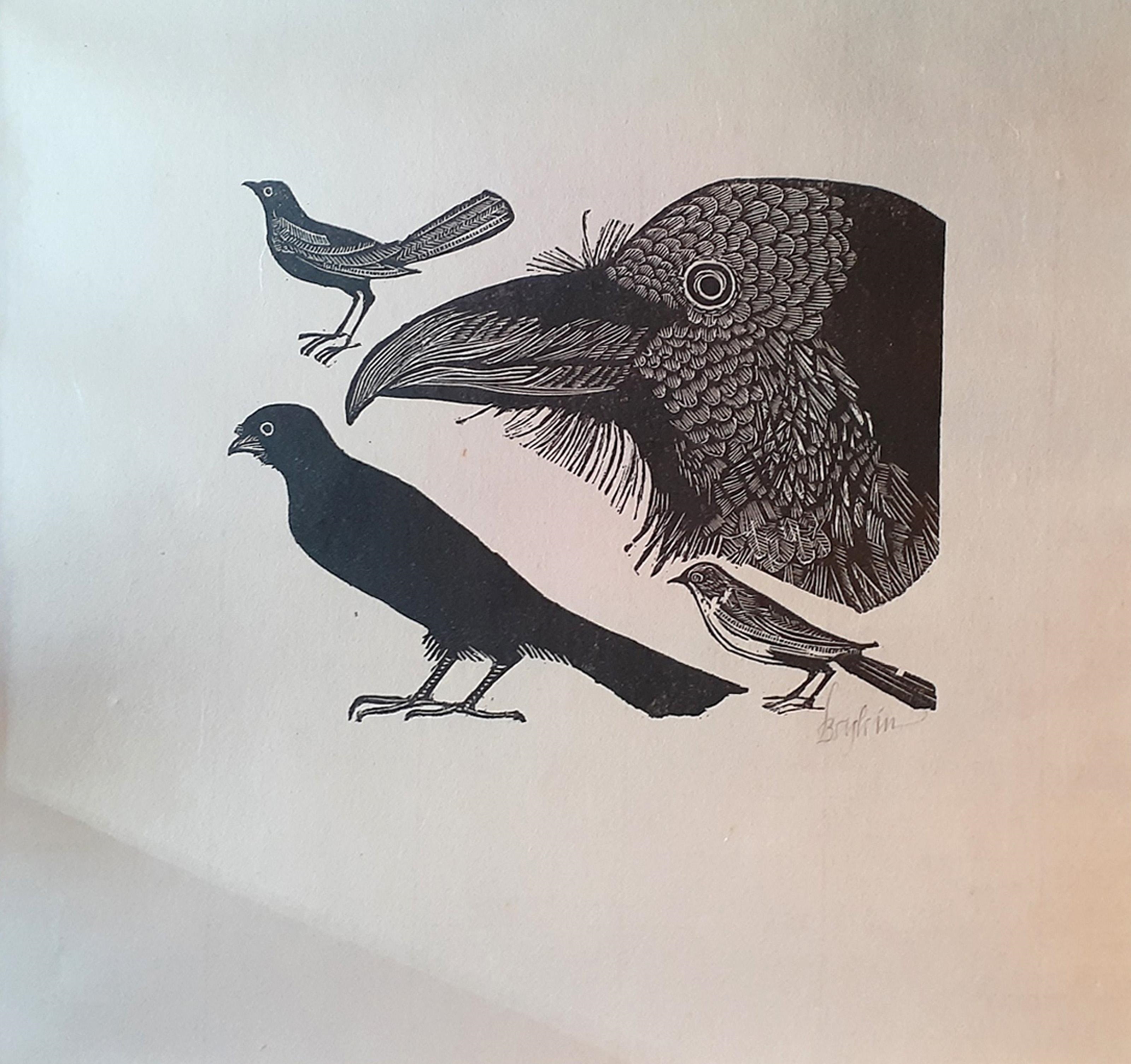 Leonard Baskin | Crows (1951) | MutualArt