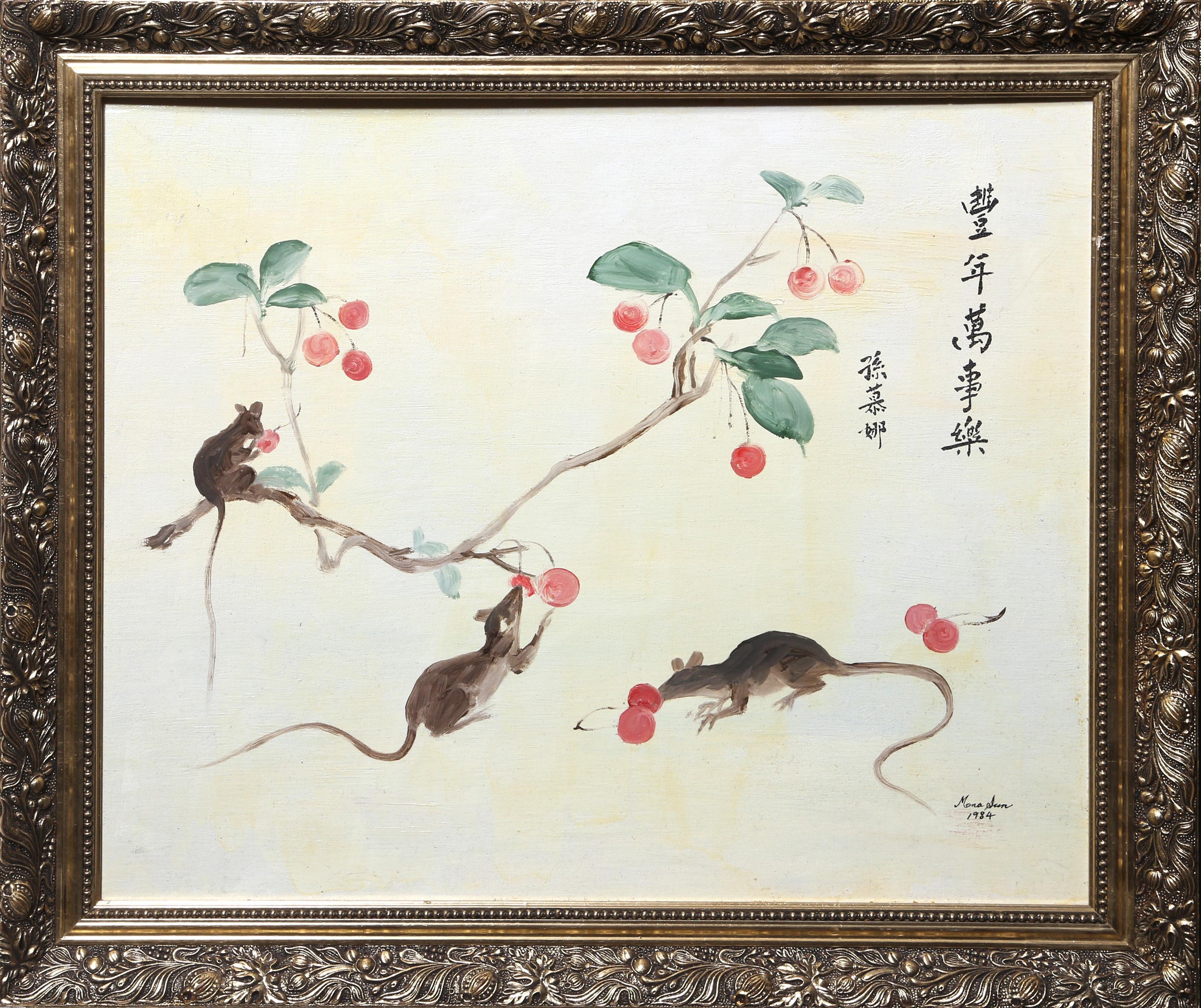 Mona Sun | Mice and Cherries (1984) | MutualArt