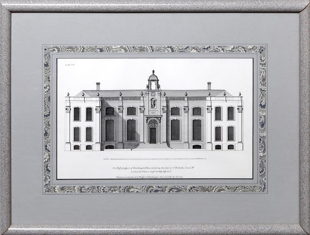 Colen Campbell | The West prospect of Beddington Place in Surrey from ...