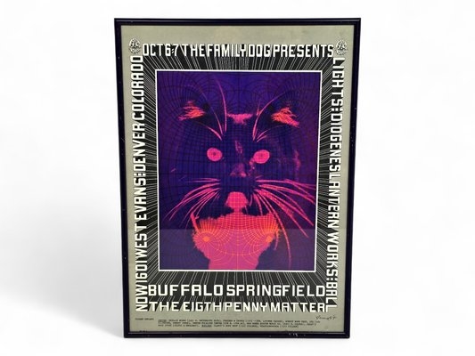 Robert Fried | 1960s Buffalo Springfield Concert Poster (1967) | MutualArt