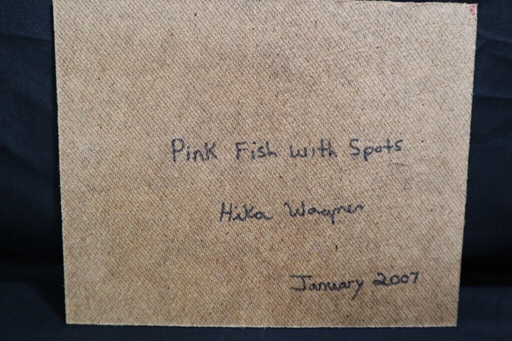 Hika Wagner | Pink fish with spots (2007) | MutualArt