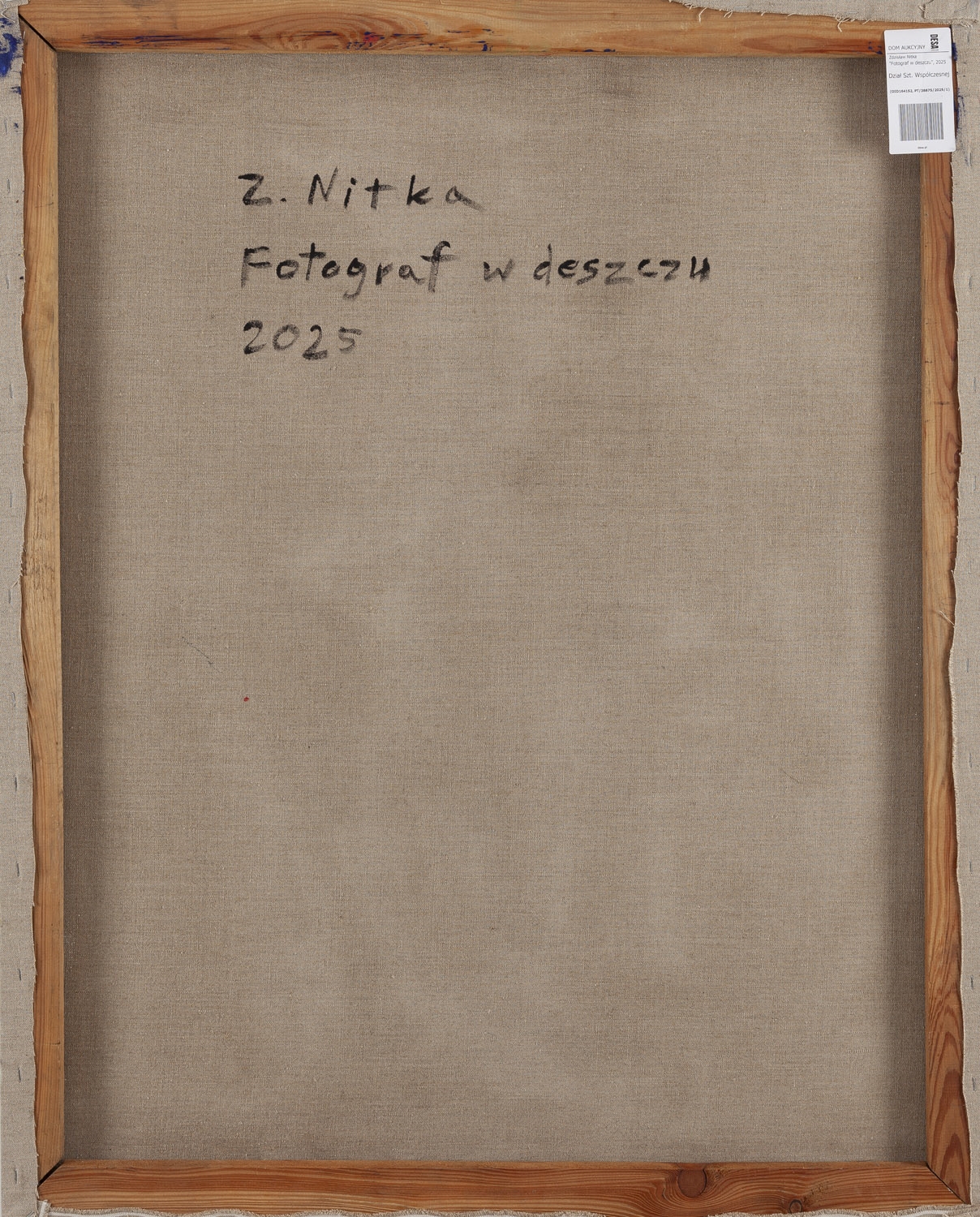 Zdzisław Nitka | The Photographer in the Rain (2025) | MutualArt