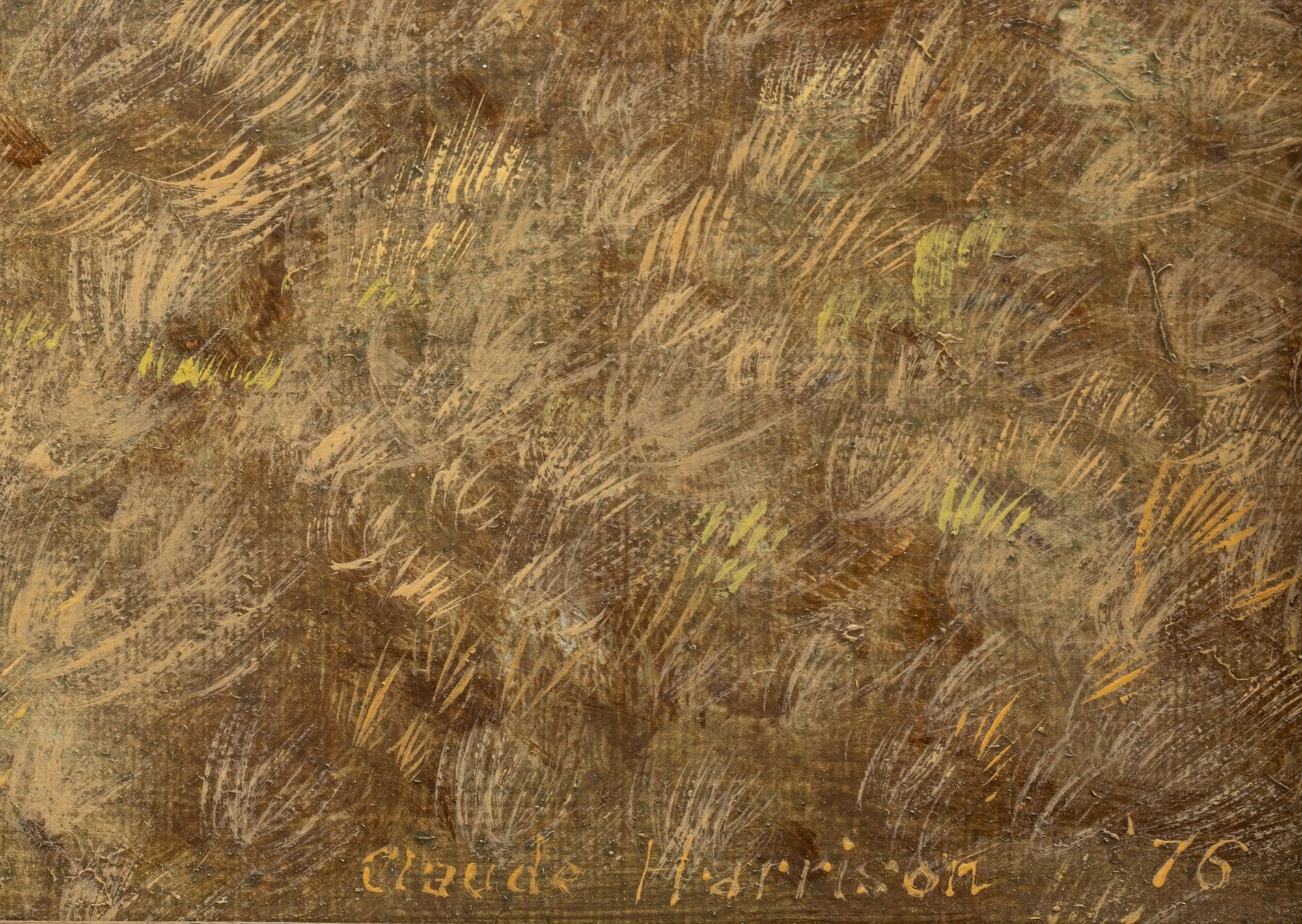 Claude William Harrison | Oil Board 1976 (1976) | MutualArt