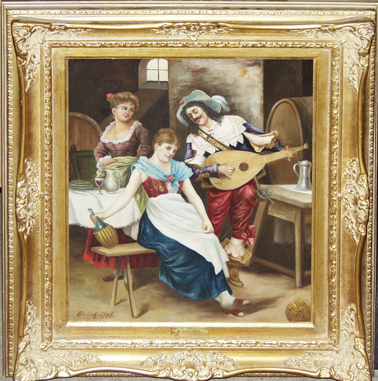 B. Schrofel | Tavern Scene | MutualArt