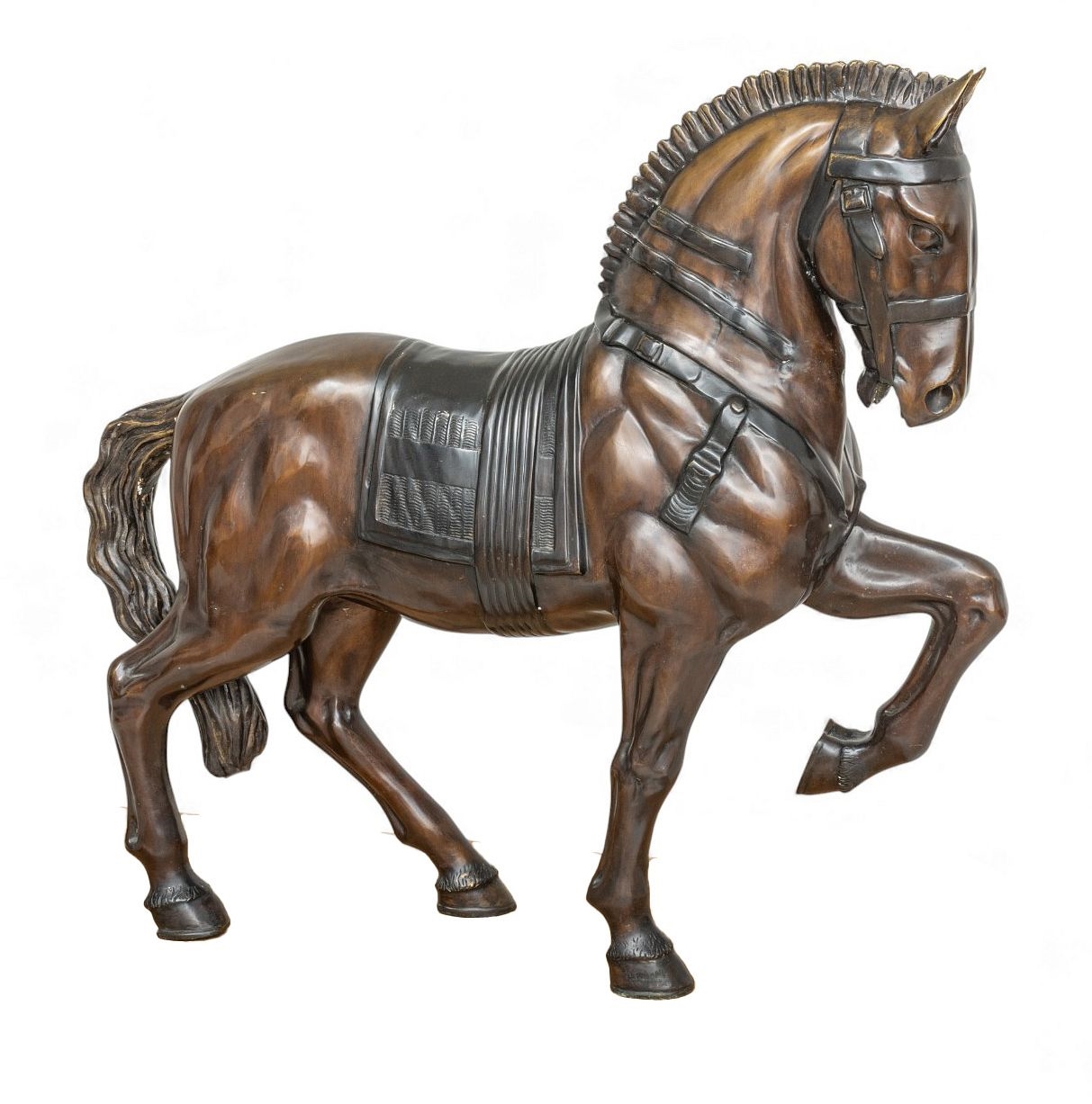 Pierre-Jules Mene | Bronze Standing Stallion | MutualArt