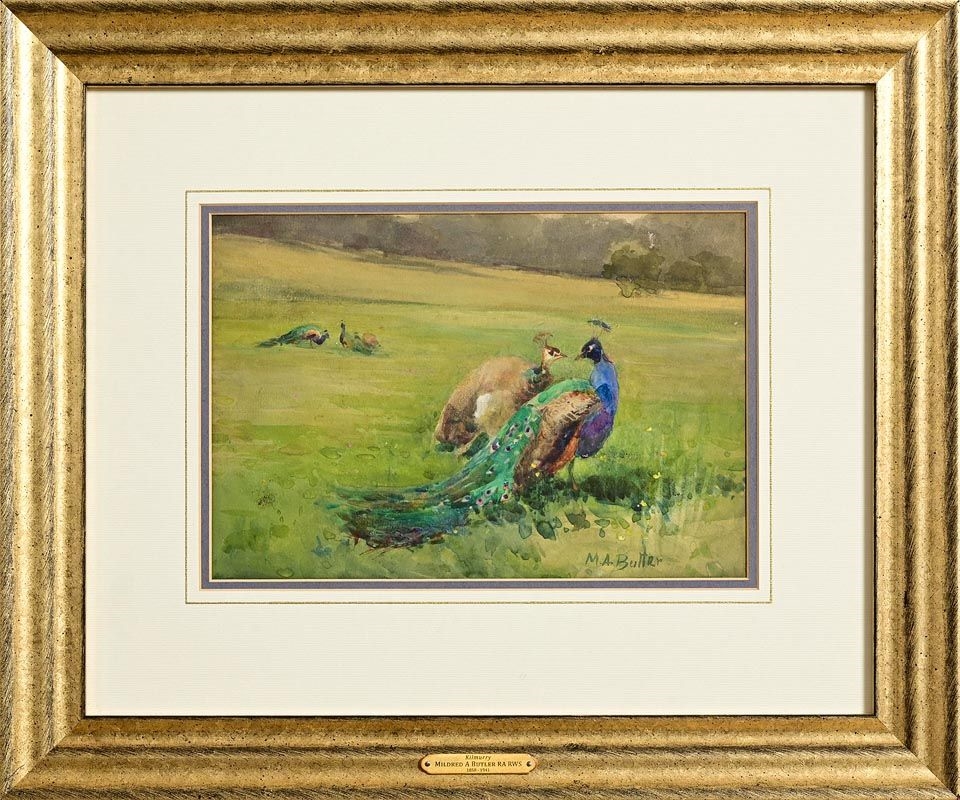 Mildred Anne Butler | Peacocks at Kilmurry | MutualArt