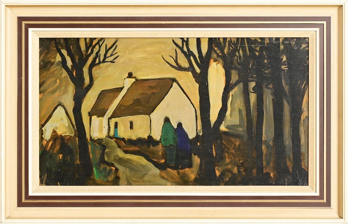 Markey Robinson | Cottages with Figures | MutualArt