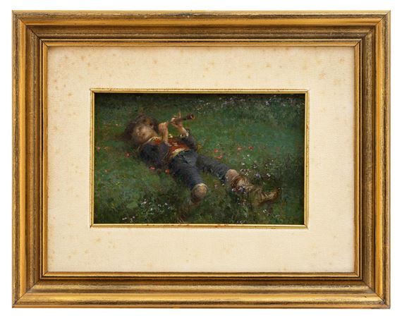 Luca Postiglione | Il giovane pifferaio (1876 - 1936) | MutualArt