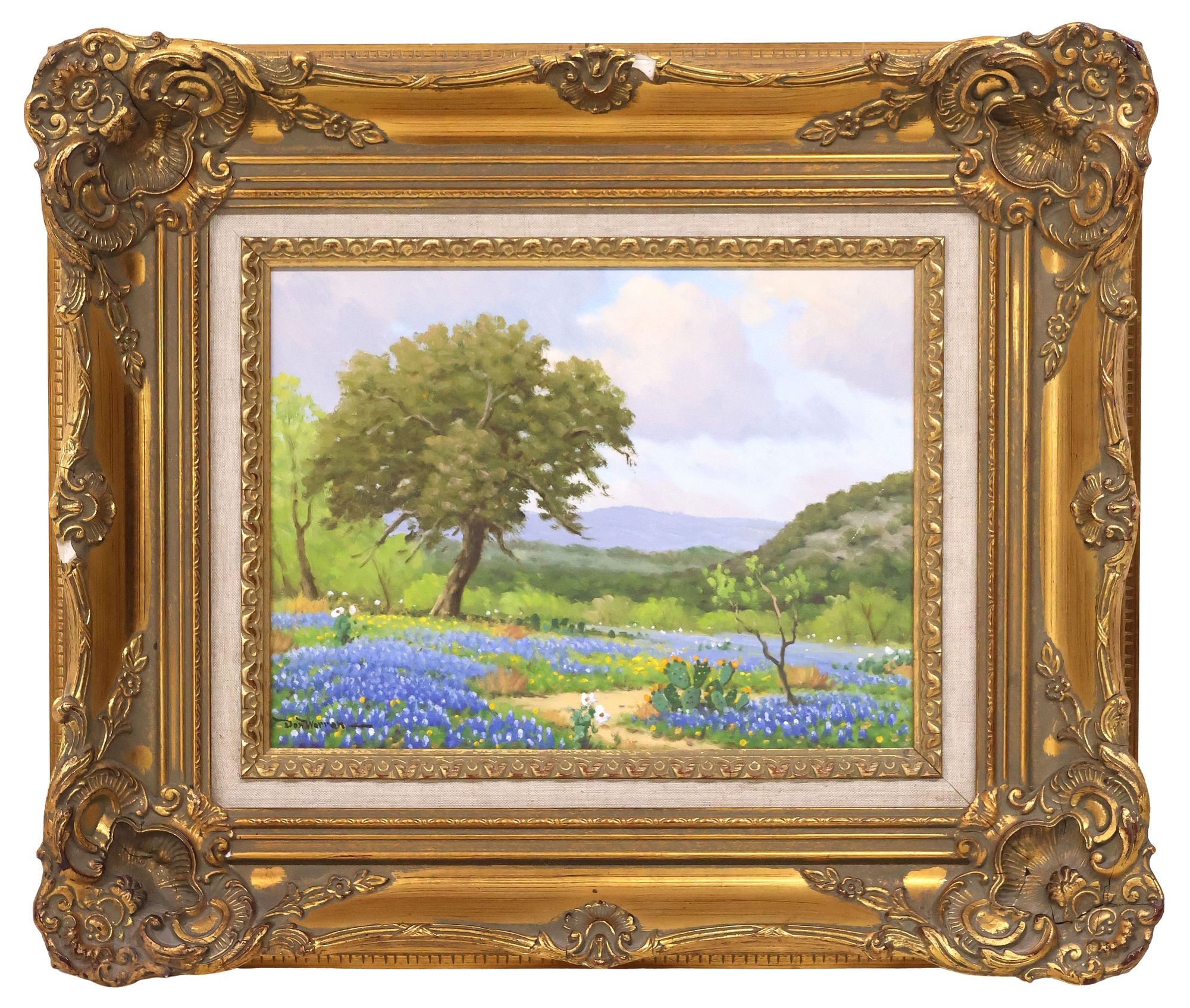 Don Warren | BLUEBONNETS LANDSCAPE | MutualArt