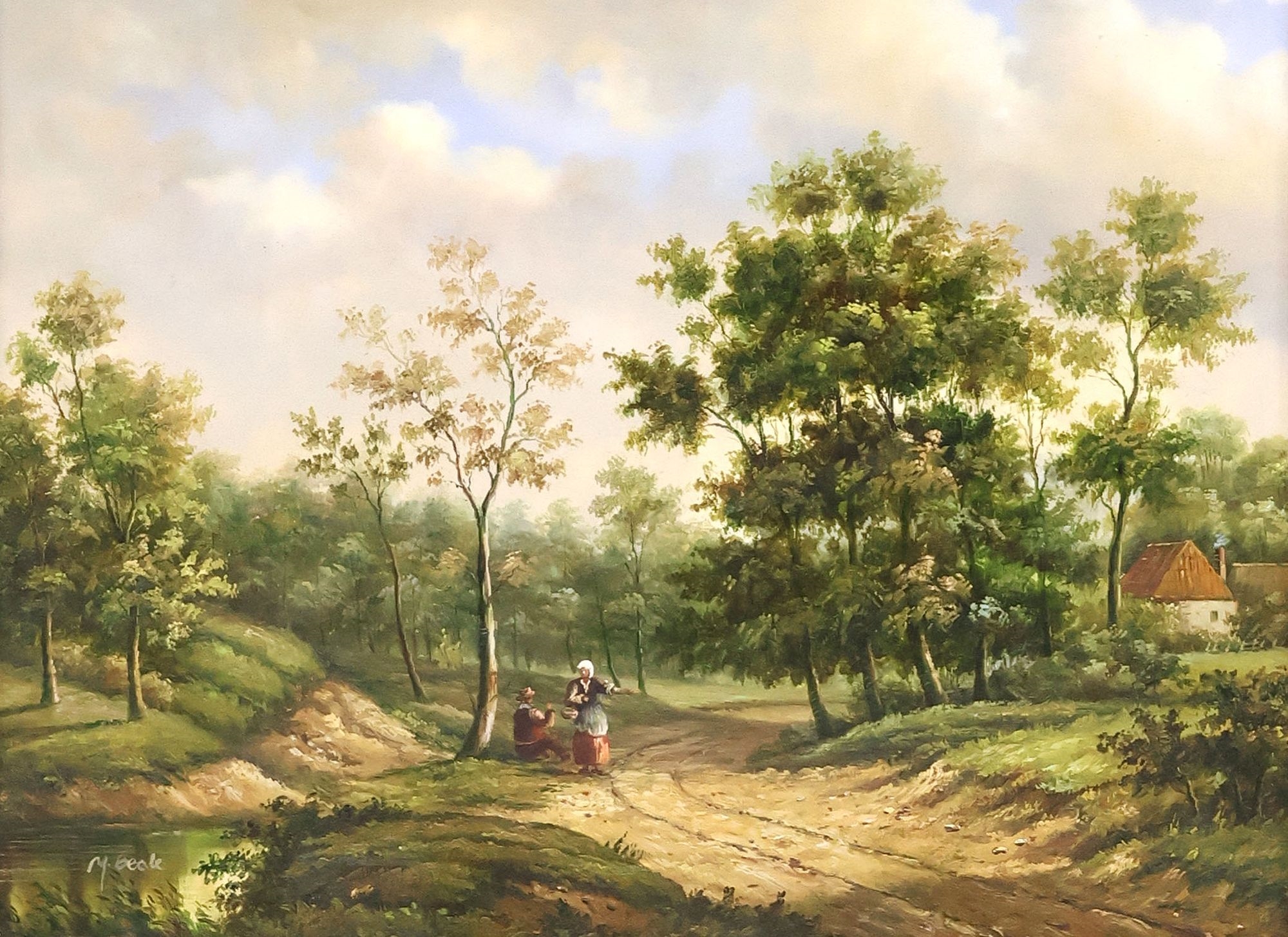 Martin Beale | Village Landscape | MutualArt