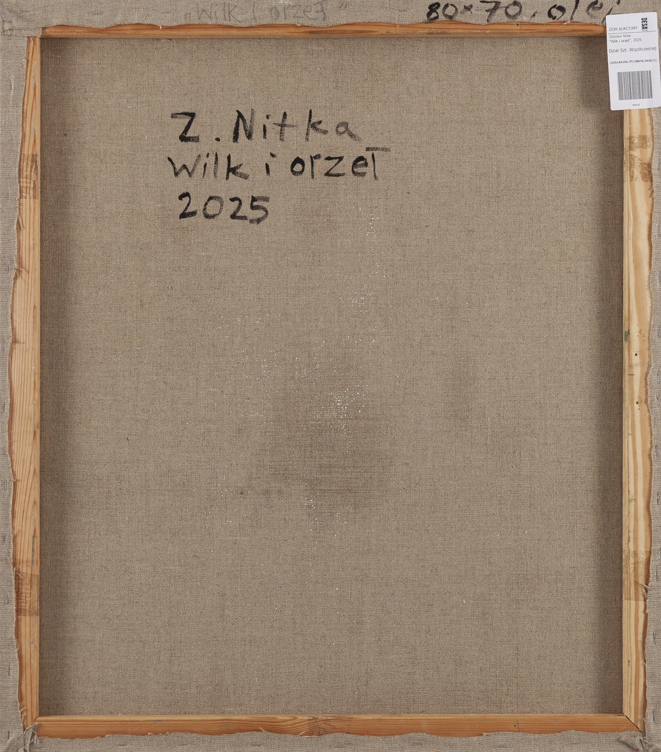 Zdzisław Nitka | The Wolf and the Eagle (2025) | MutualArt