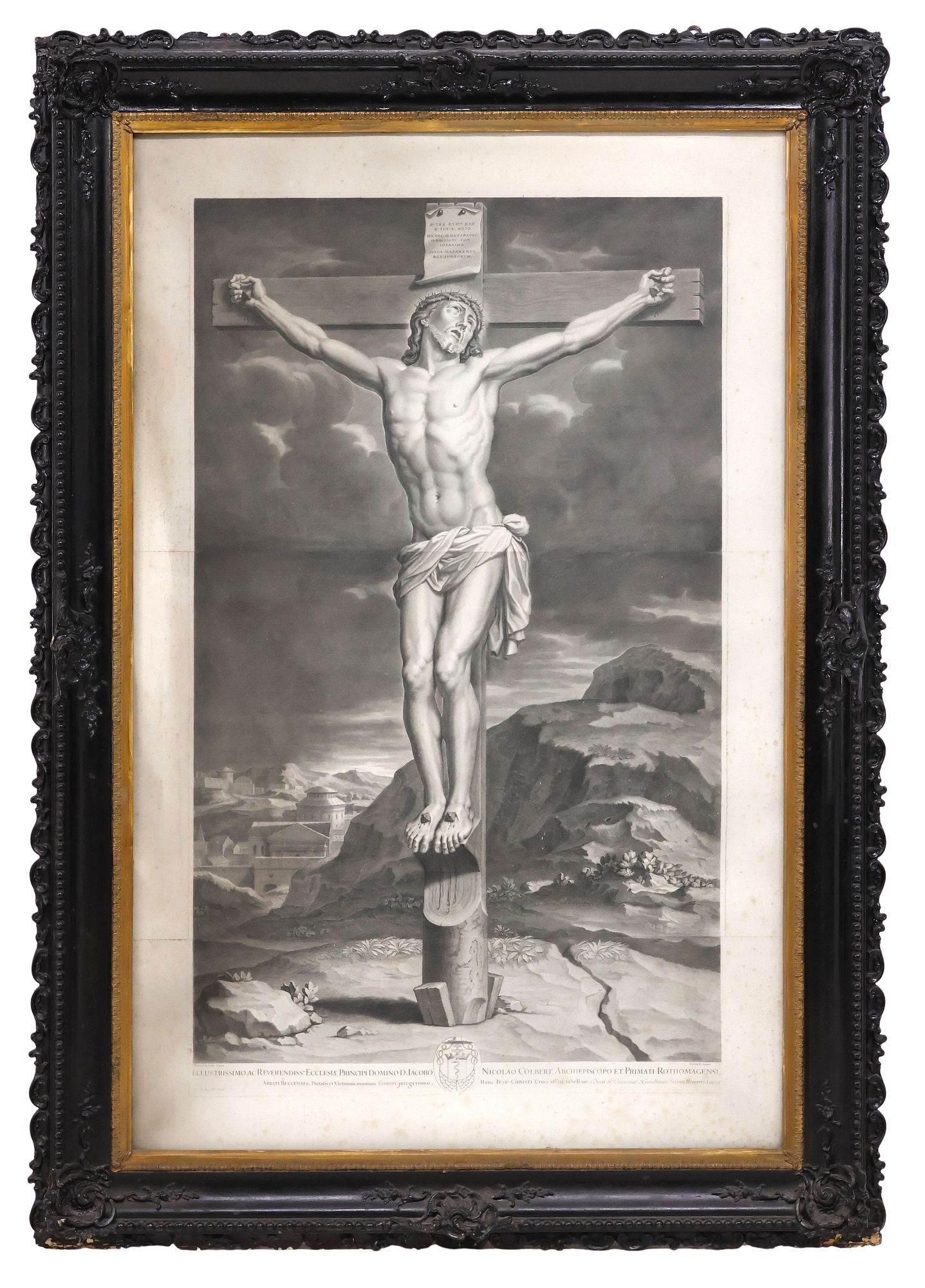 Eustache Le Sueur | CRUCIFIXION ENGRAVING | MutualArt