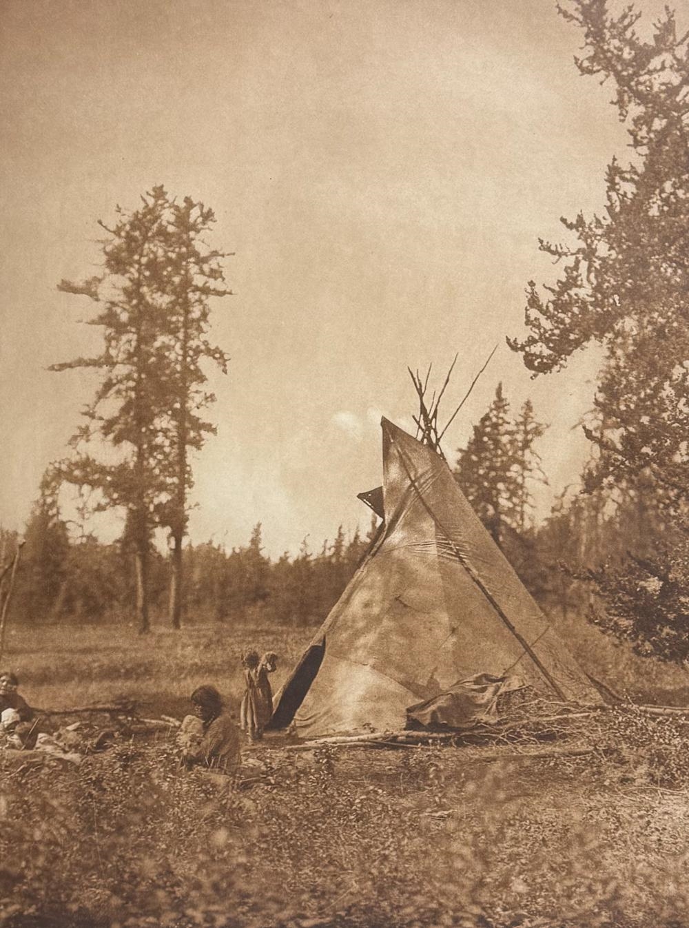 Edward S. Curtis | A Cree Camp at Lac les Isles (1928) | MutualArt