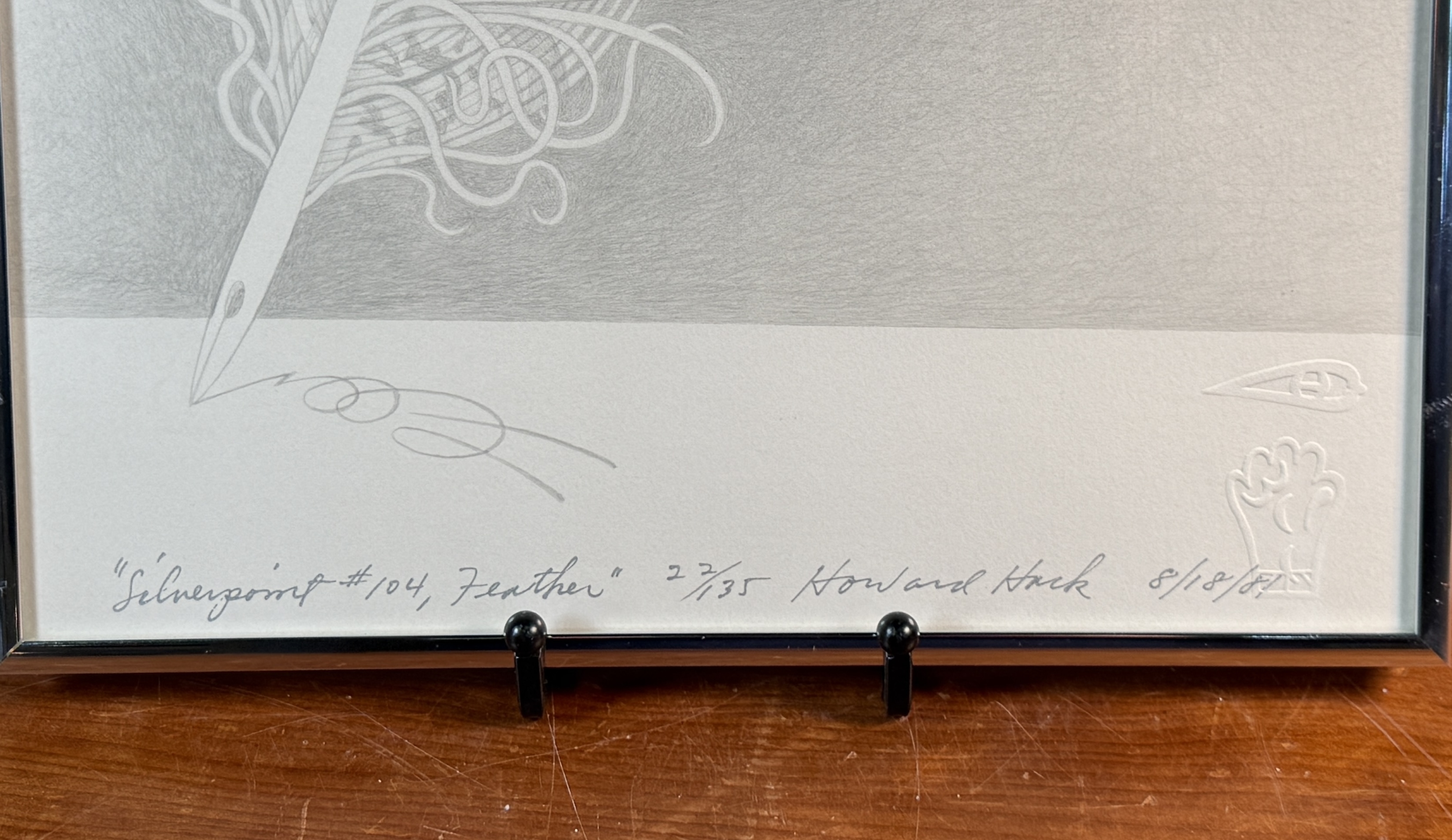 Howard Hack | Silverpoint #104, Feather | MutualArt