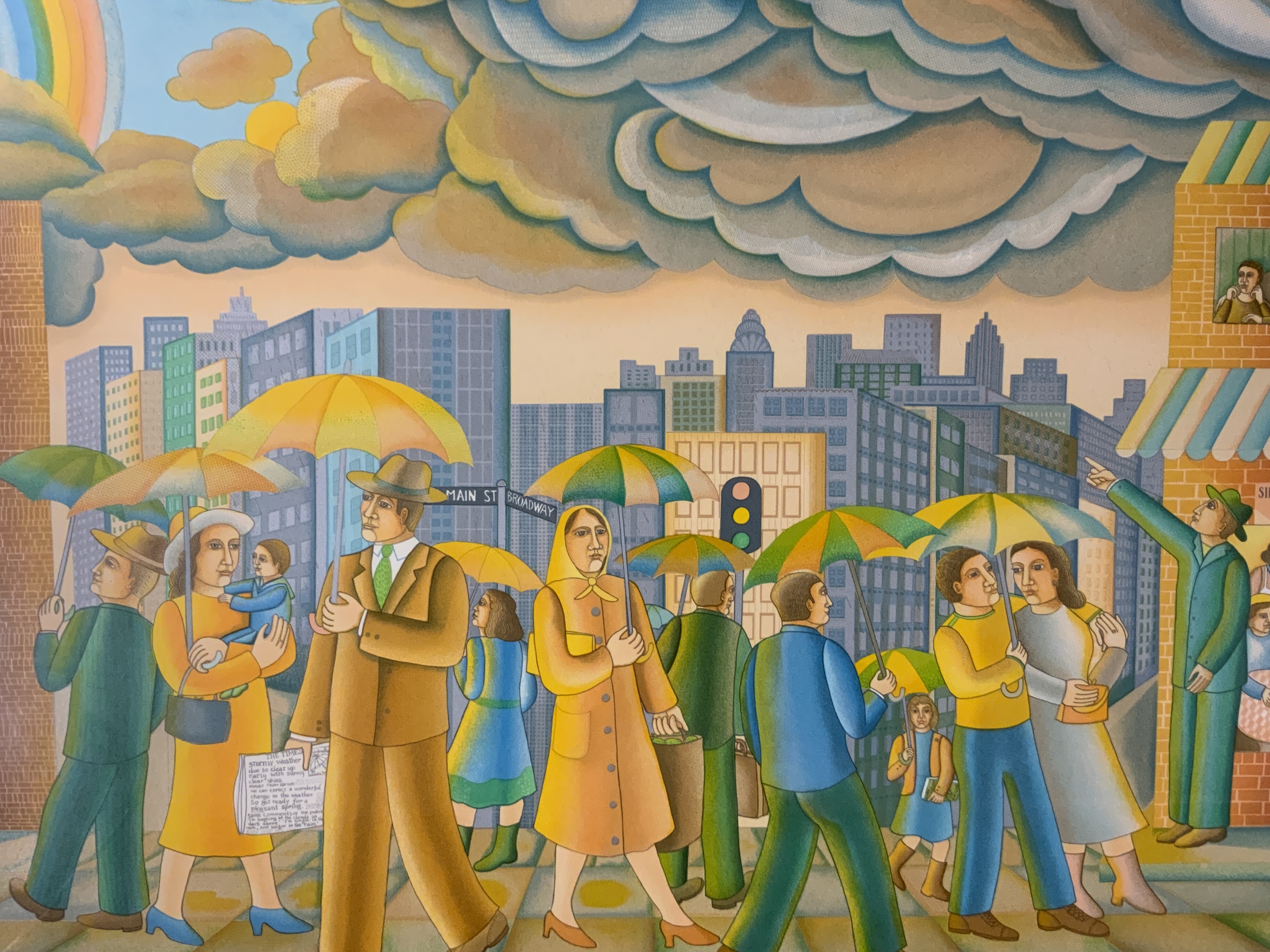 John August Swanson | RAINY DAY (1981) | MutualArt