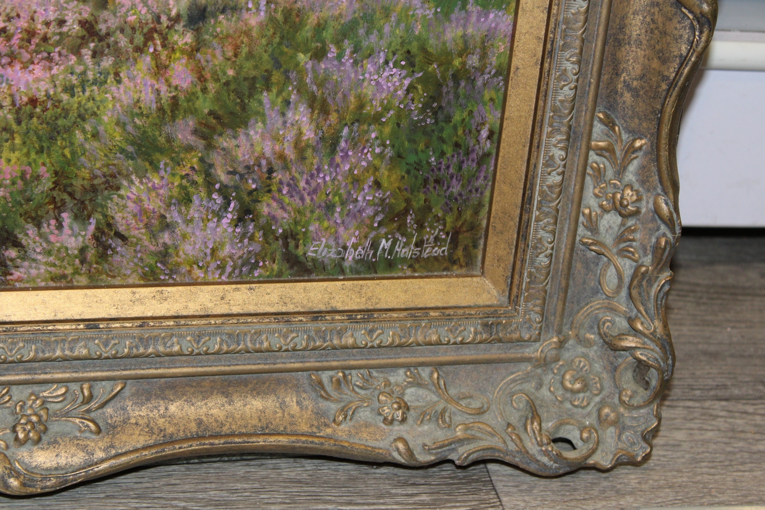 Elizabeth Halstead | an oil on board depicting a game bird scene, with ...